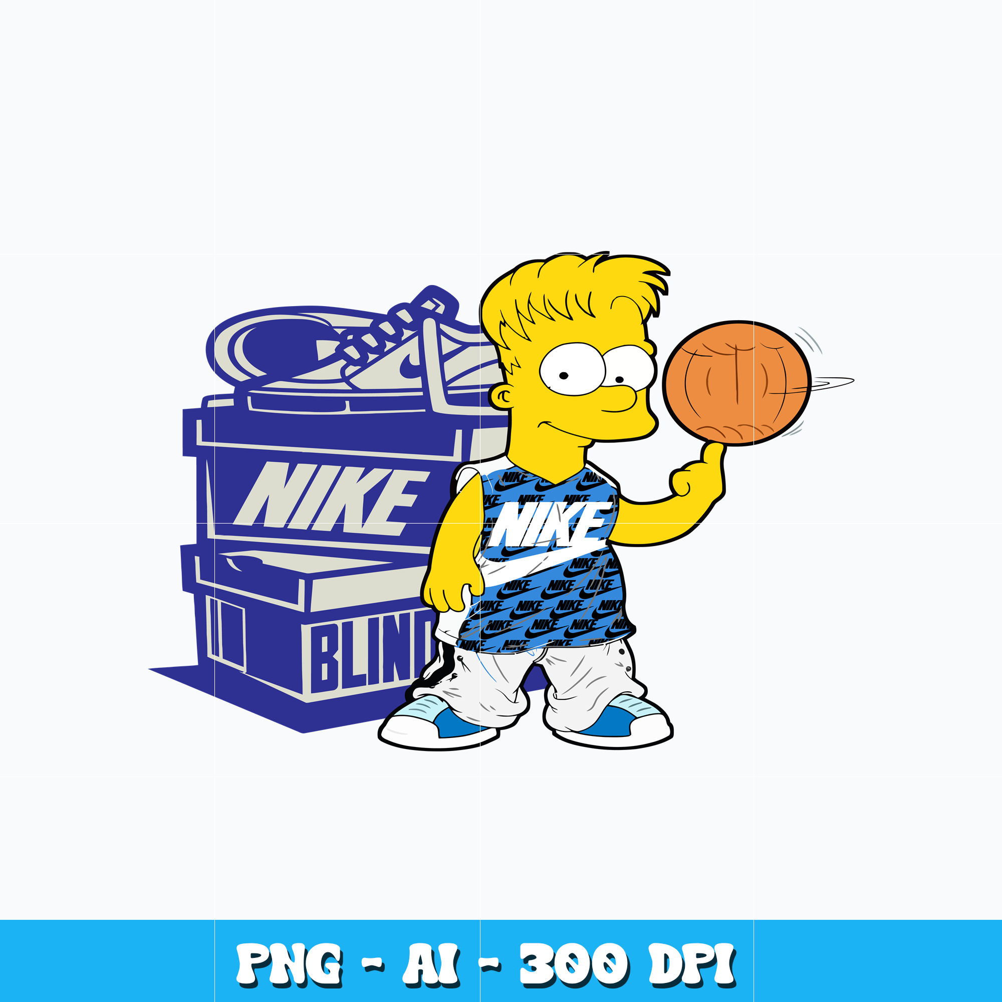 Nike Box x Bart Simpson svg, Bart Simpson svg, logo design s | Inspire ...