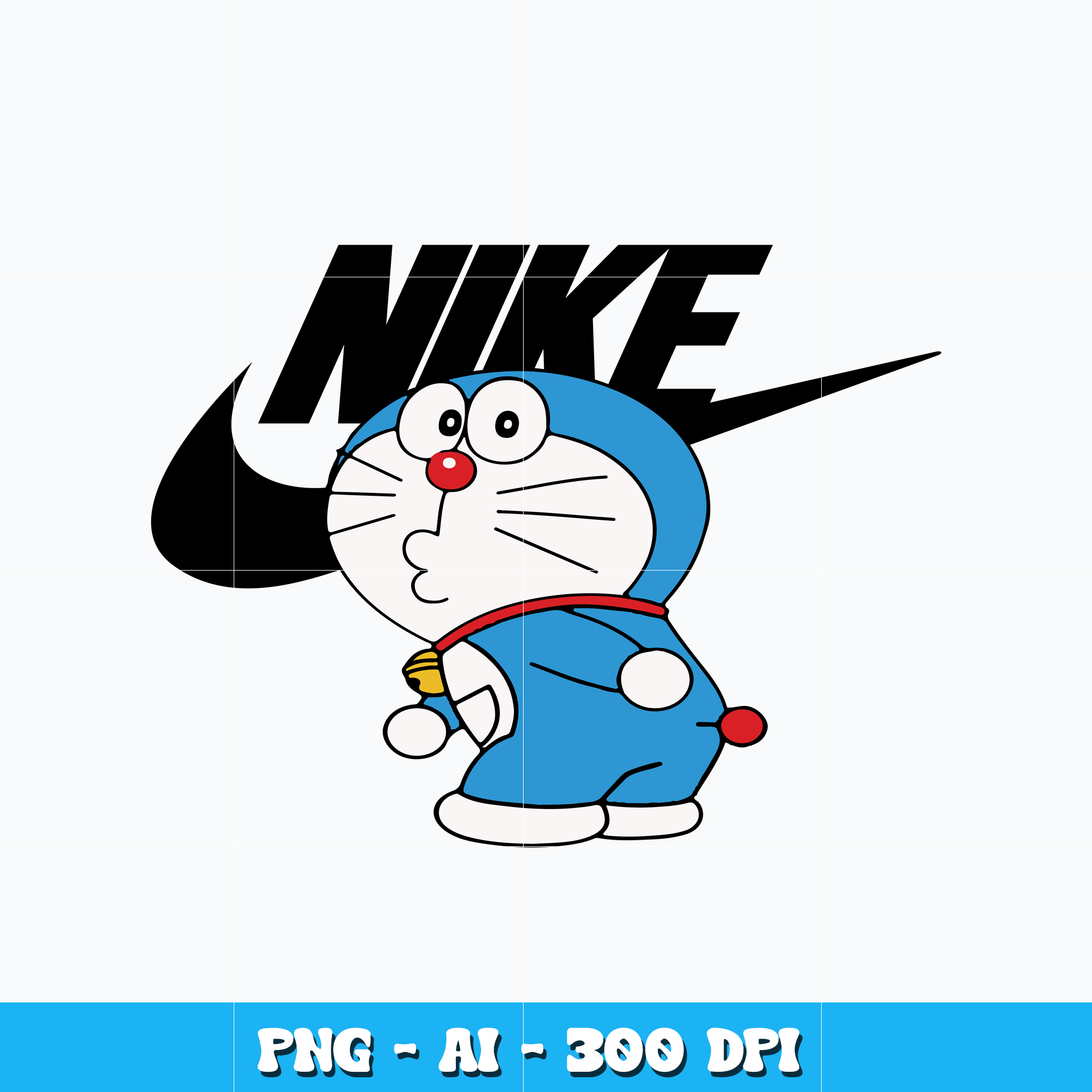 Doremon Nike svg, Doremon Cartoon svg, logo design svg, logo - Inspire ...