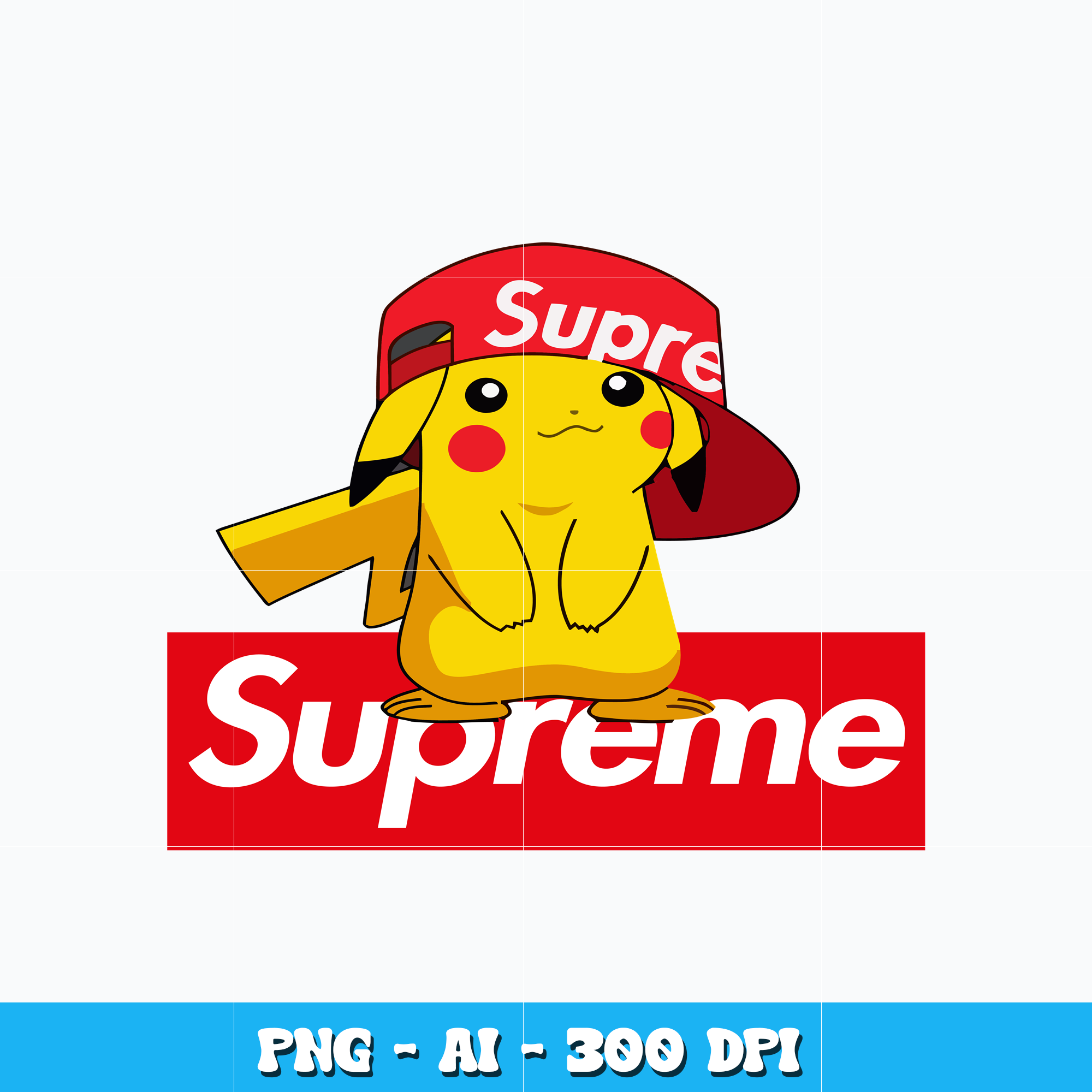 Pikachu Supreme svg, Supreme svg, Pokemon svg, logo design s | Inspire ...
