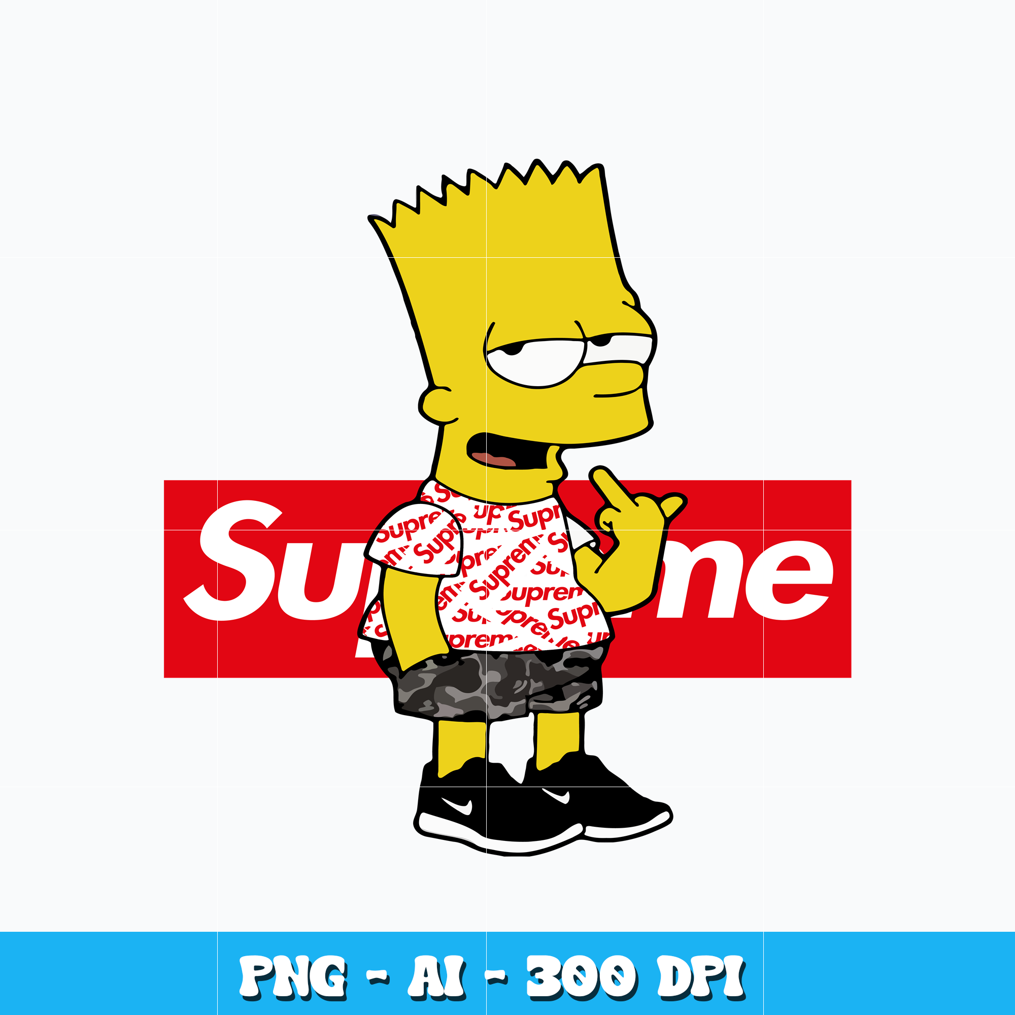 Supreme Bart Simpson svg, Supreme svg, Simpson cartoon svg, | Inspire Uplift