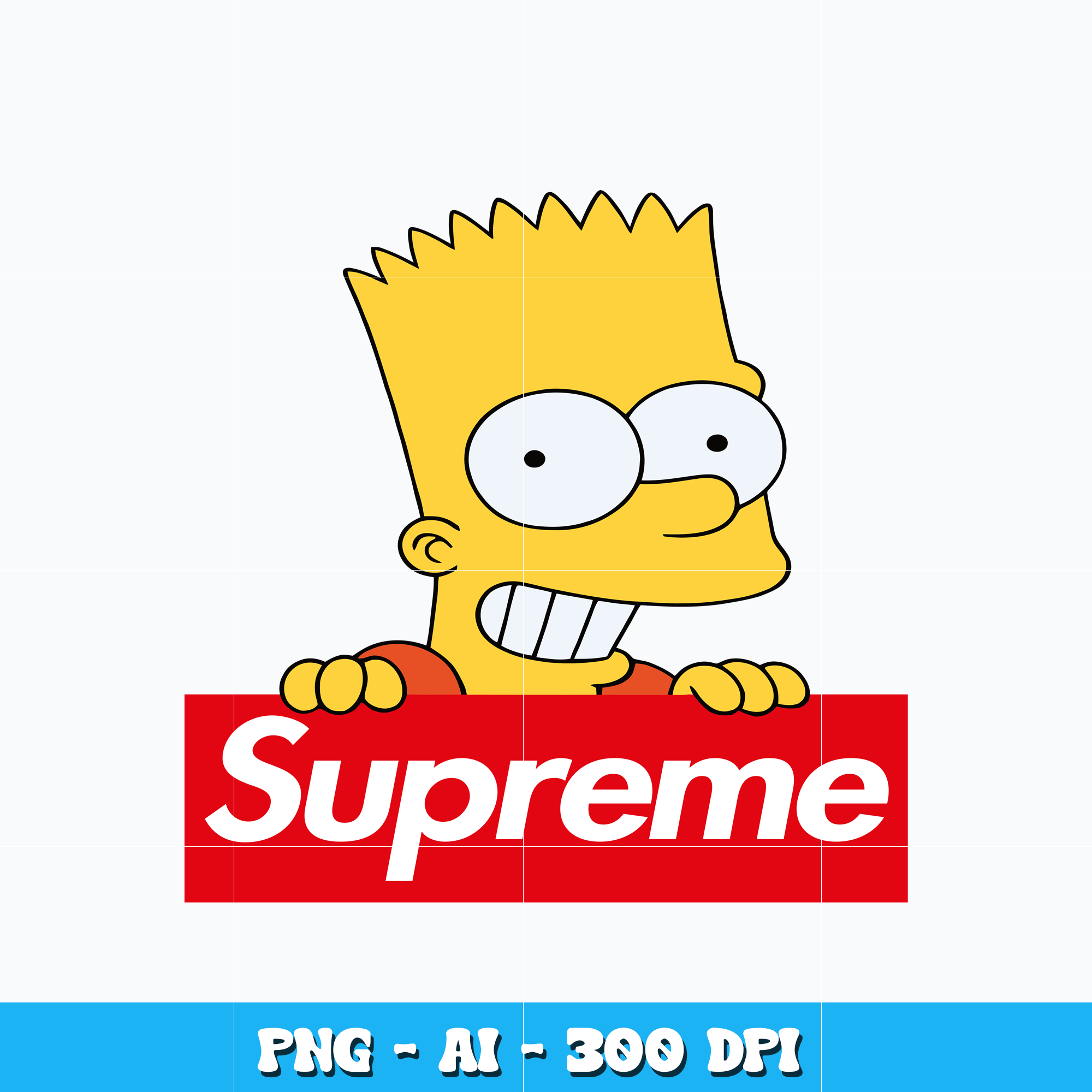 Supreme Bart Simpson svg, Logo Supreme svg, Bart Simpson svg - Inspire Uplift