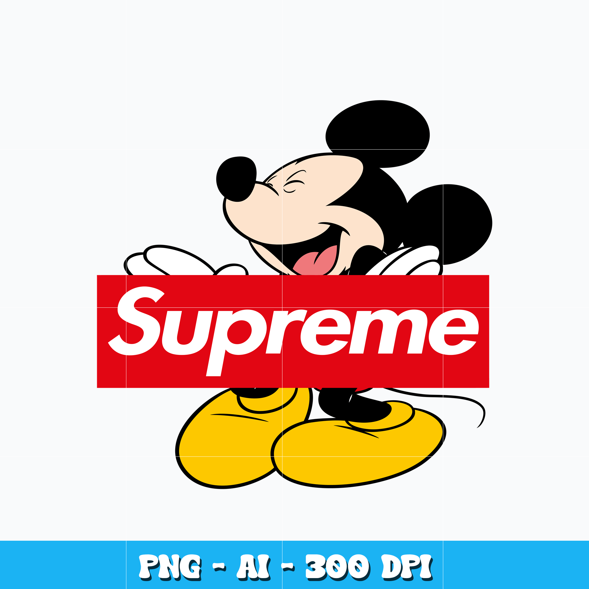 Supreme Mickey mouse design svg, Logo Supreme svg, Mickey mo - Inspire ...
