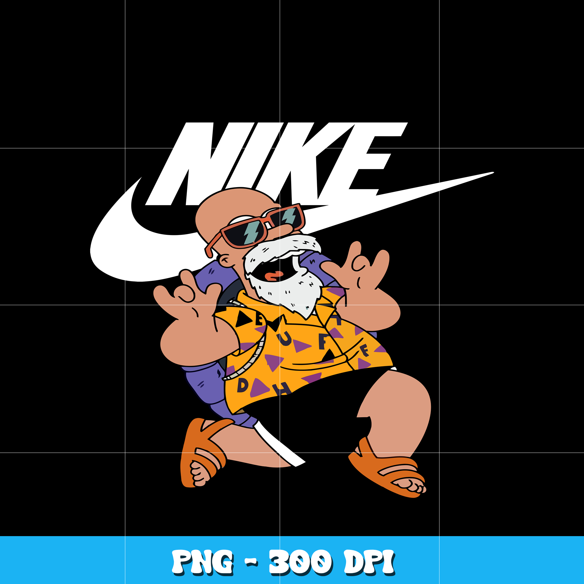 Master Roshi Nike svg, Dragonball anime svg, logo design svg | Inspire ...