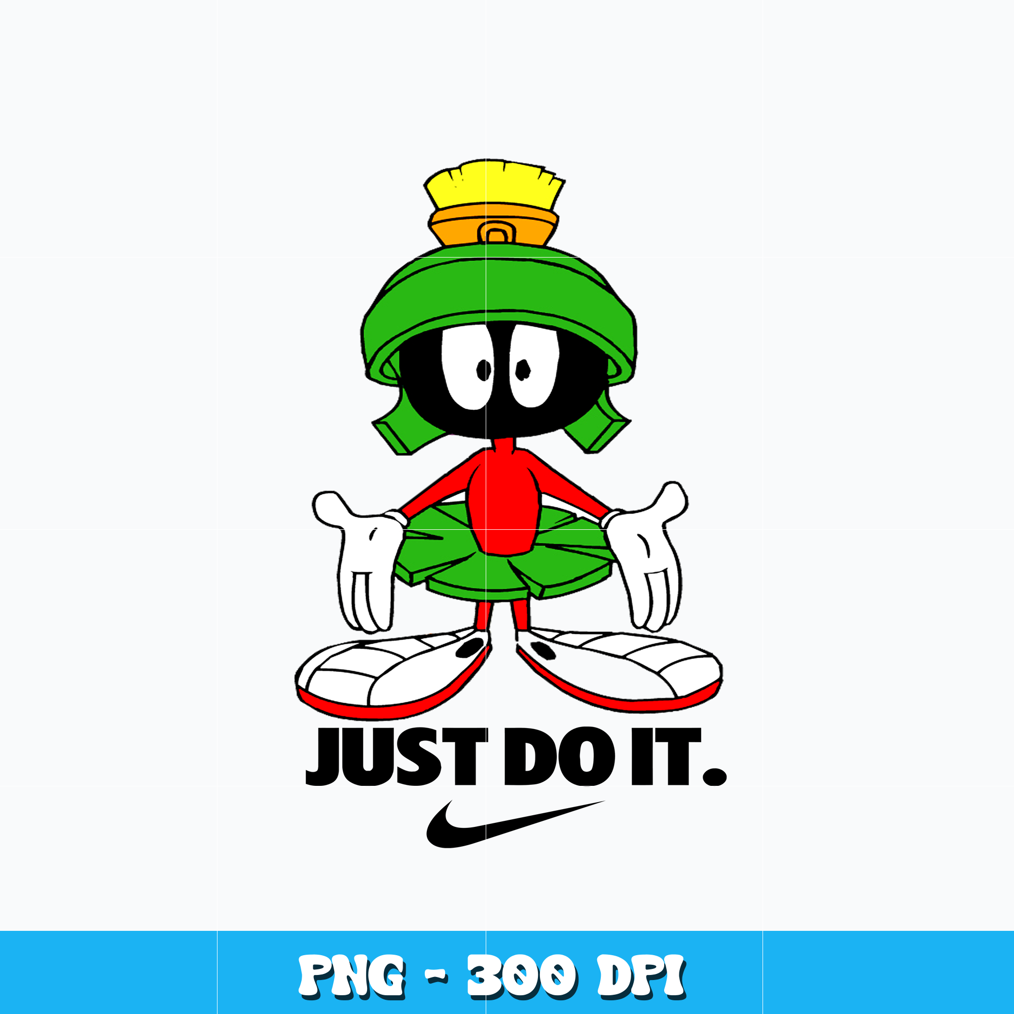 Marvin the Martian Just do it Nike Png, cartoon png, logo de | Inspire ...