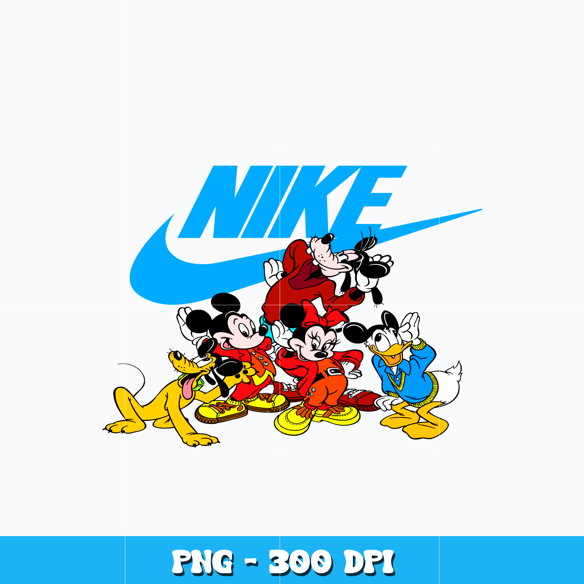 Mickey And Friends Nike Png, disney png, cartoon png, logo d | Inspire ...