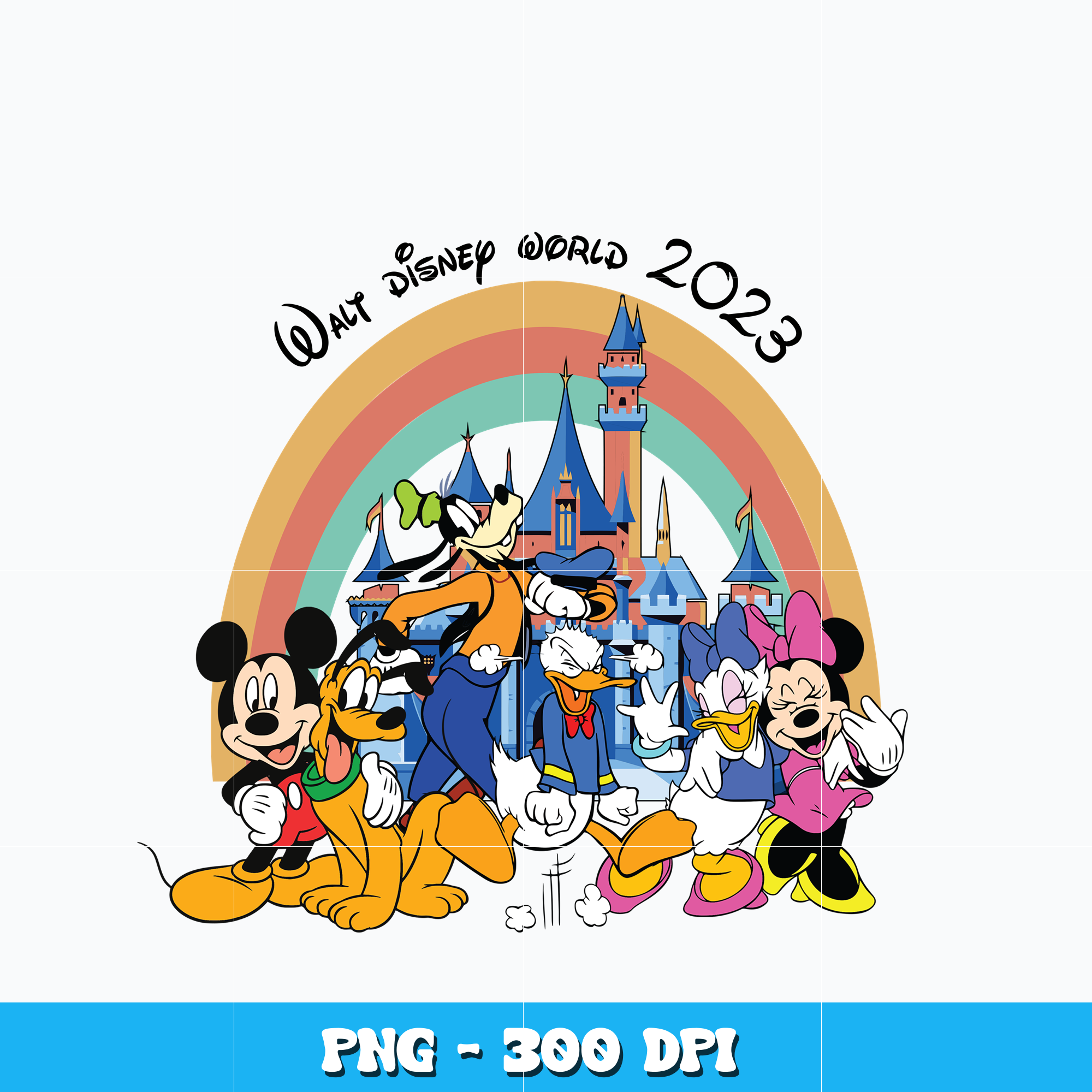 Walt Disney World 2023 png, Mickey family png, Disney vacati - Inspire ...