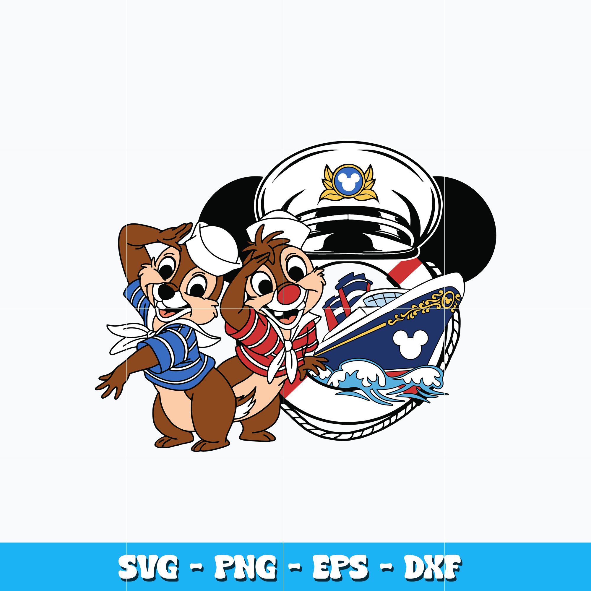 Dale and chip Cruise Trip svg, Dale and chip svg, Disney vac | Inspire ...