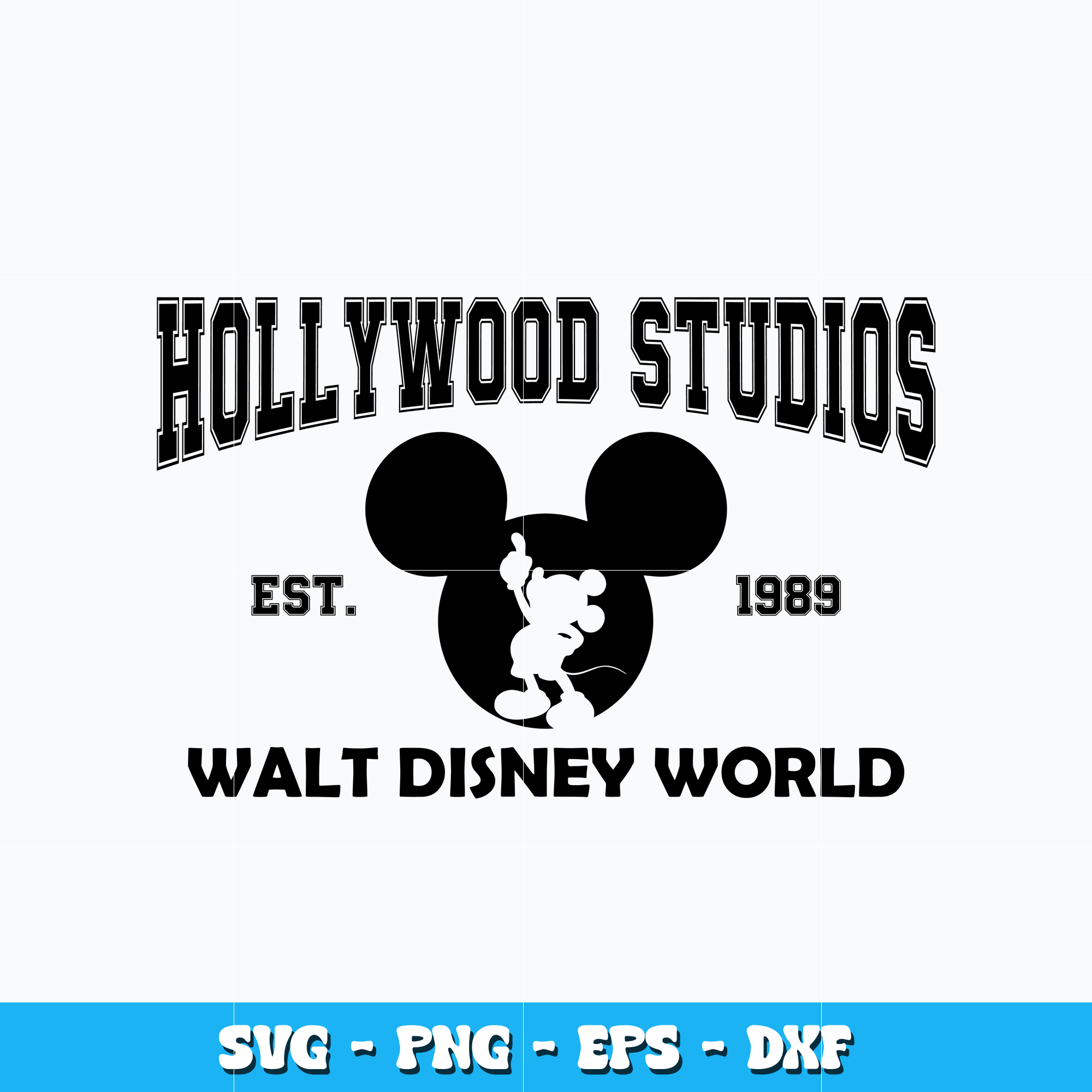 Mickey hollywood studios est 1998 svg, Disney svg, Disney va | Inspire ...