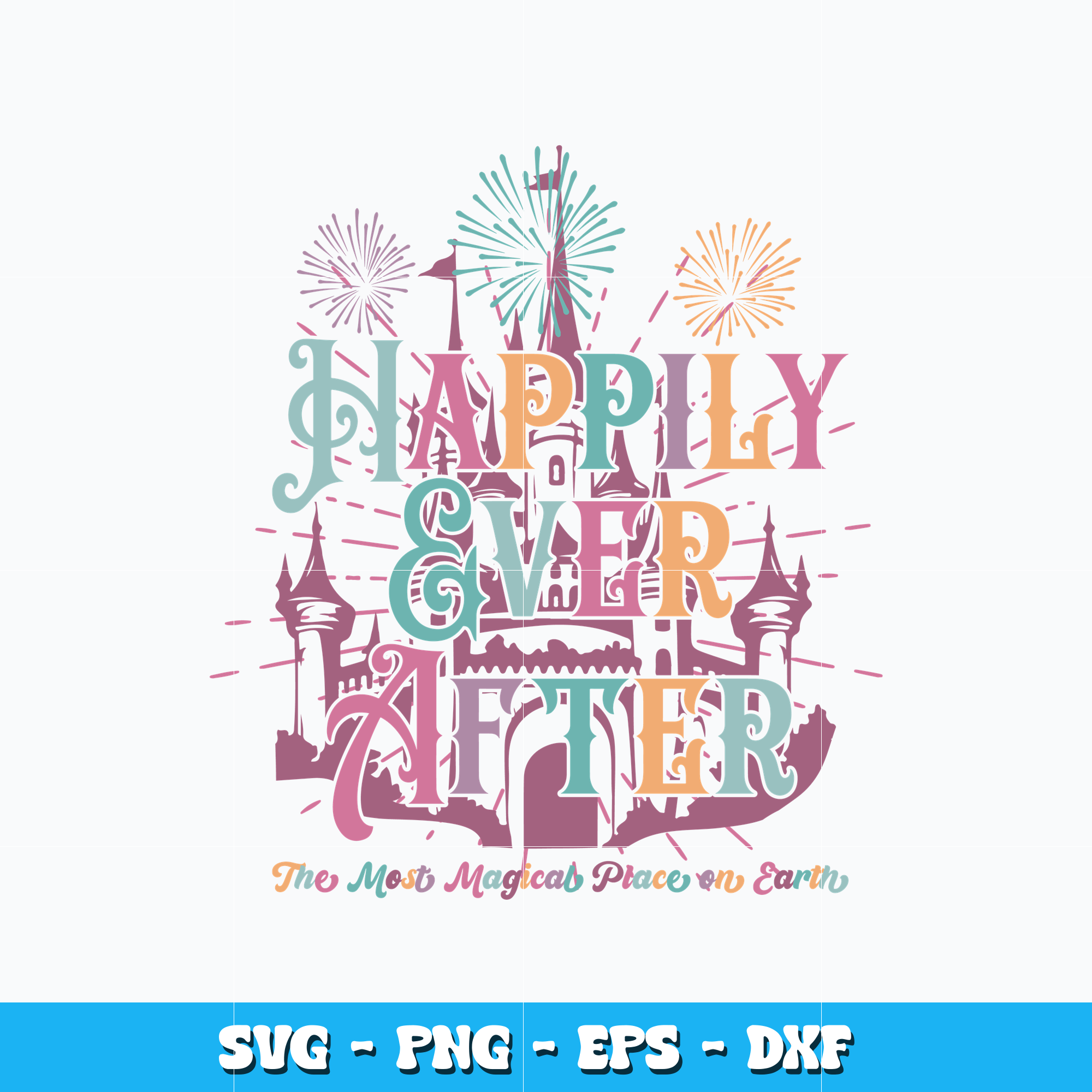 Happily Ever After svg, Disney castle svg, Disney vacation s | Inspire ...