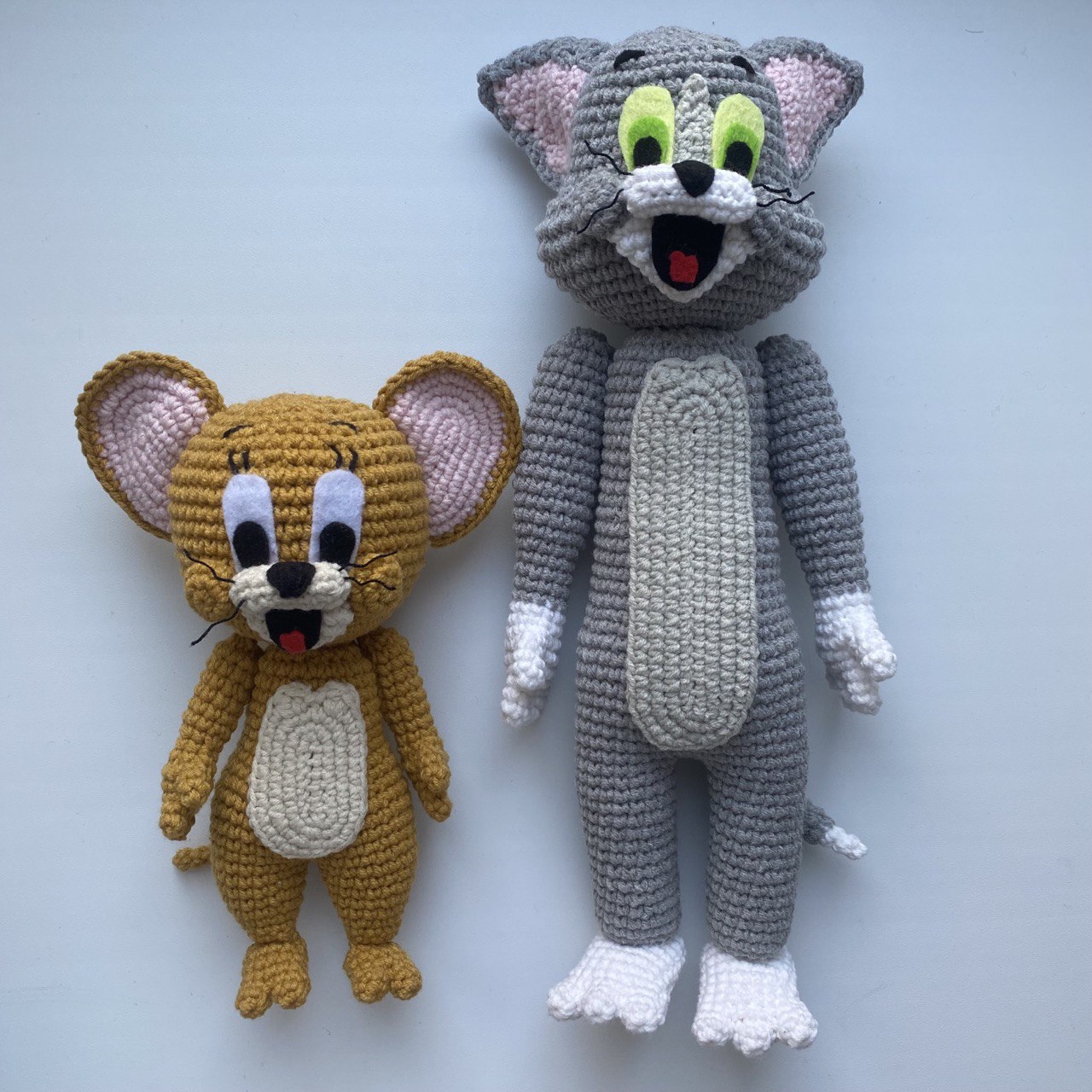 Tom and Jerry crochet toy pattern | Inspire Uplift