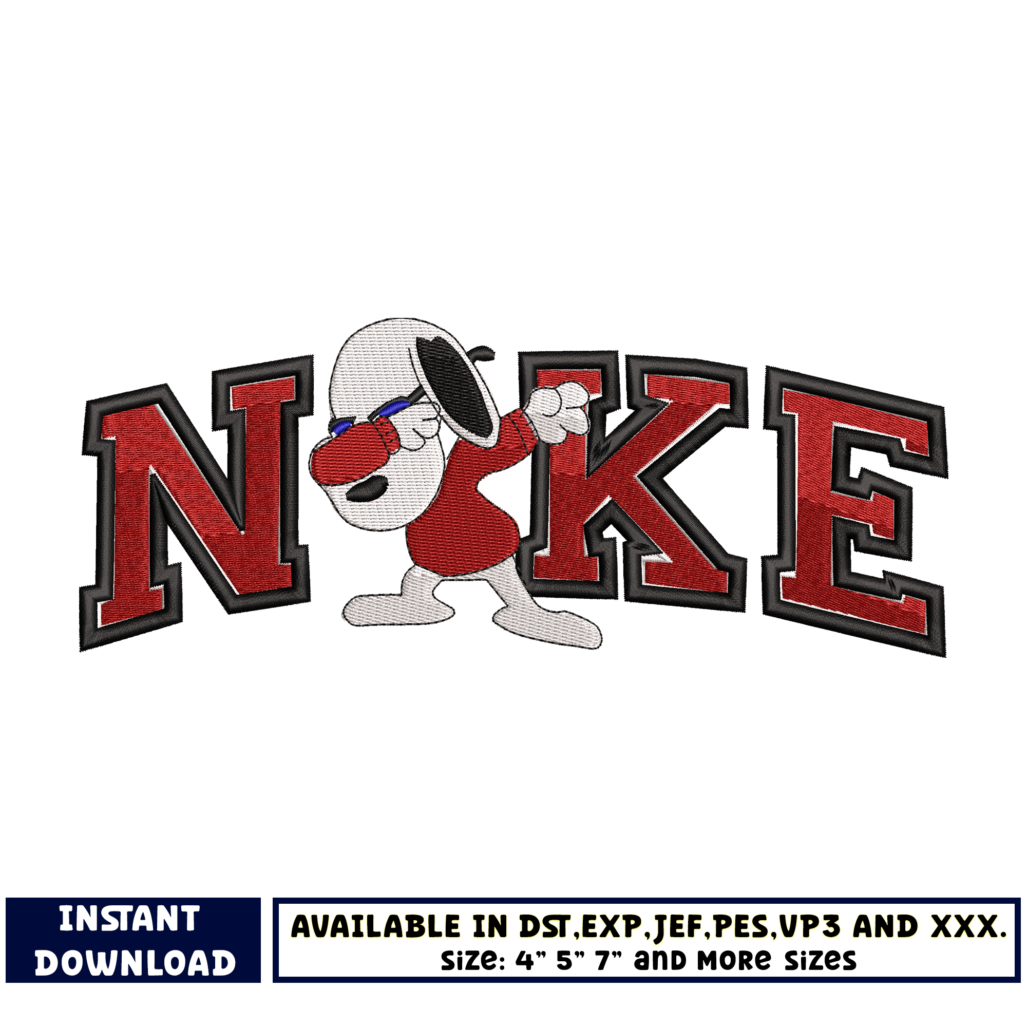 Nike x Snoopy embroidery design | Inspire Uplift