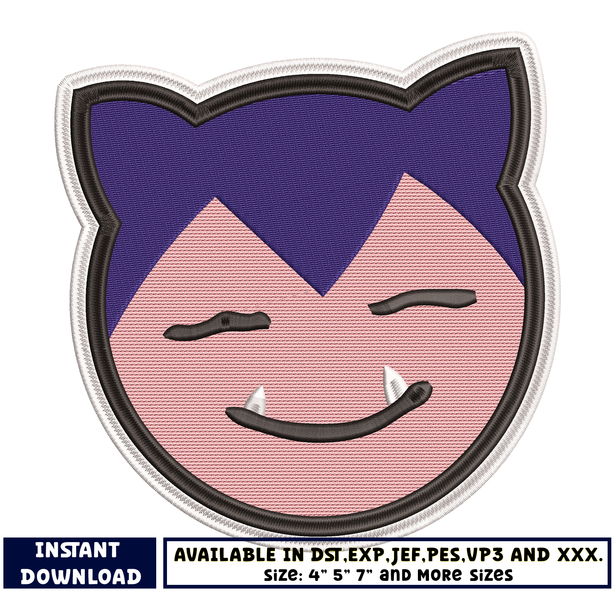 Snorlax Face Svg | Inspire Uplift