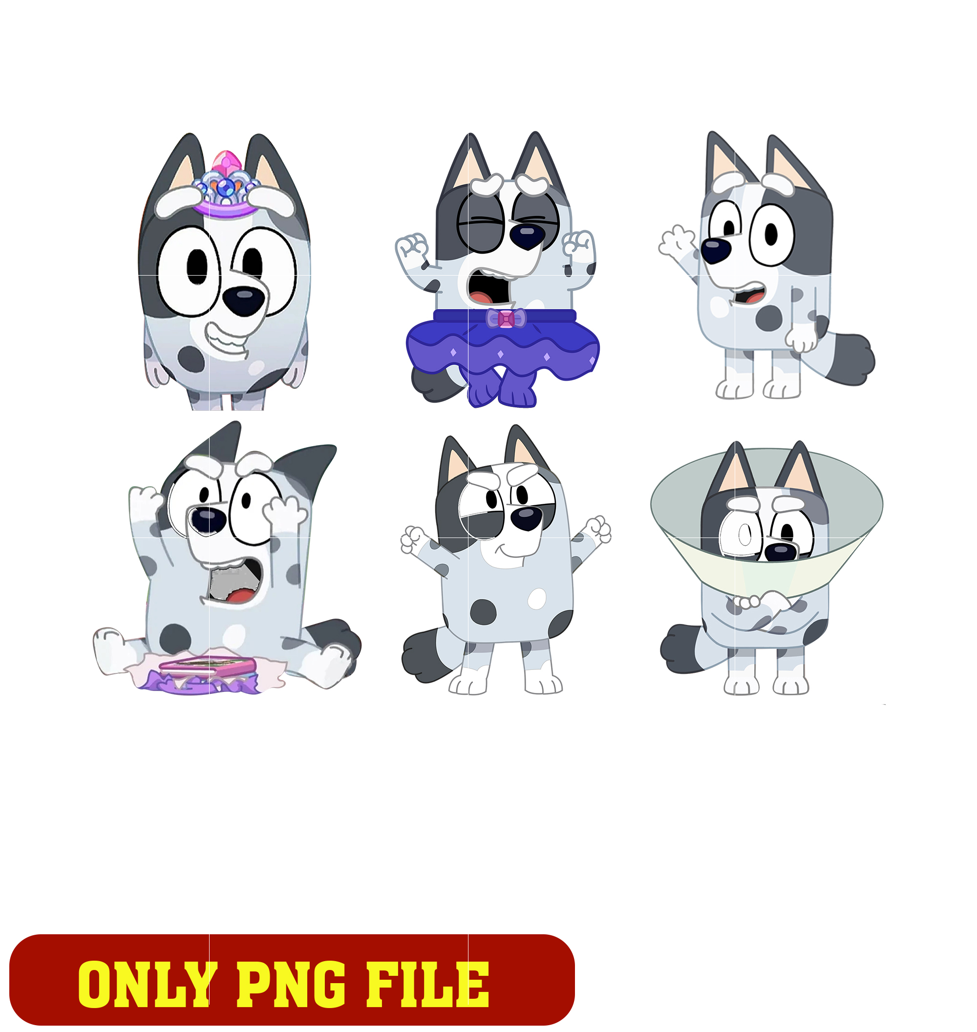 Bluey Muffin heeler cartoon png | Inspire Uplift