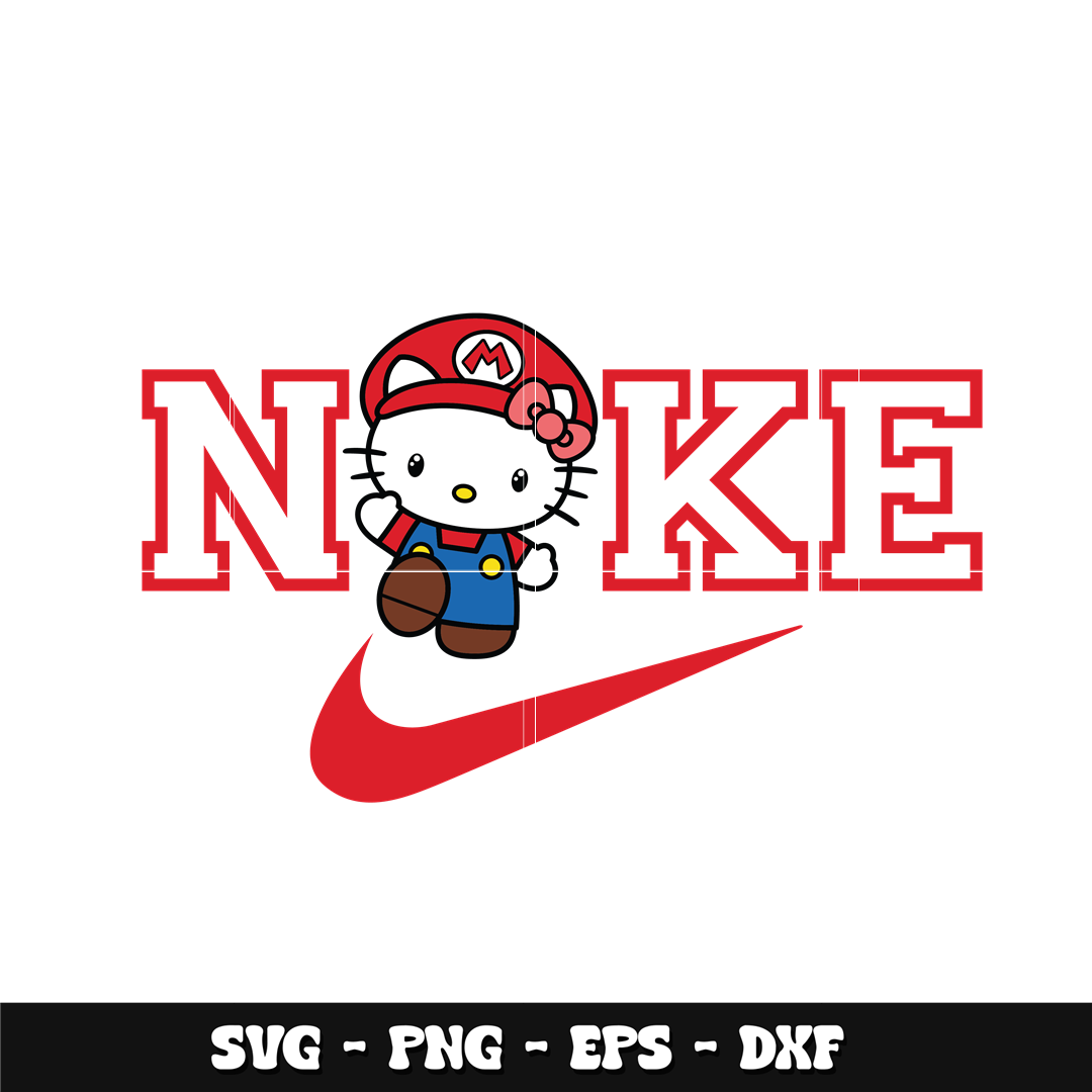 Hello Kitty super mario Svg, Hello Kitty svg, Logo Brand svg | Inspire ...