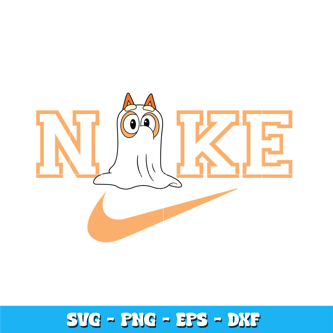Swoosh Ghost Bingo Svg, Bluey svg, Logo Brand svg, Nike svg, - Inspire ...