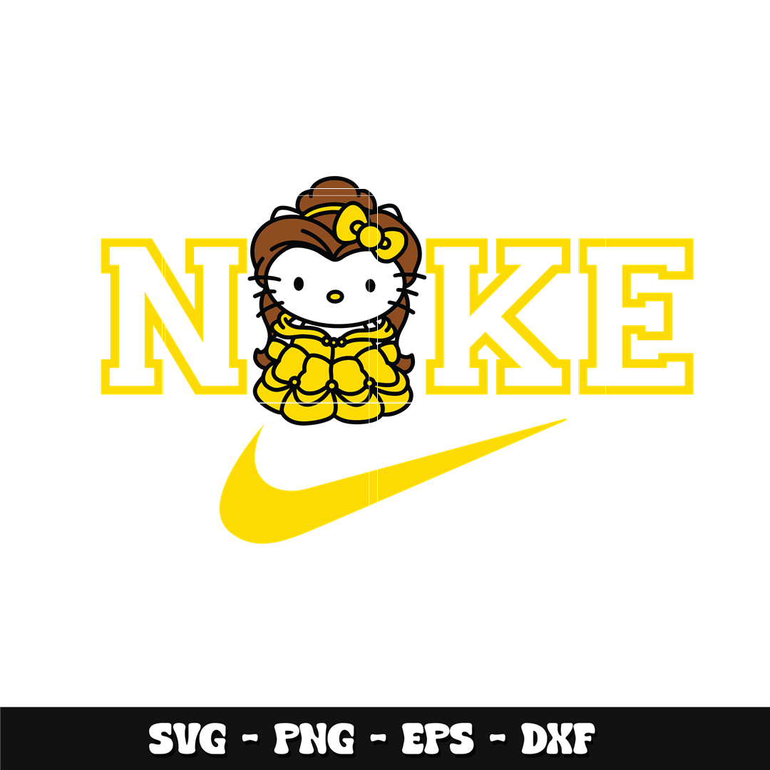 Nike Princess Kitty Svg, Hello Kitty svg, Logo Brand svg, Ni | Inspire ...