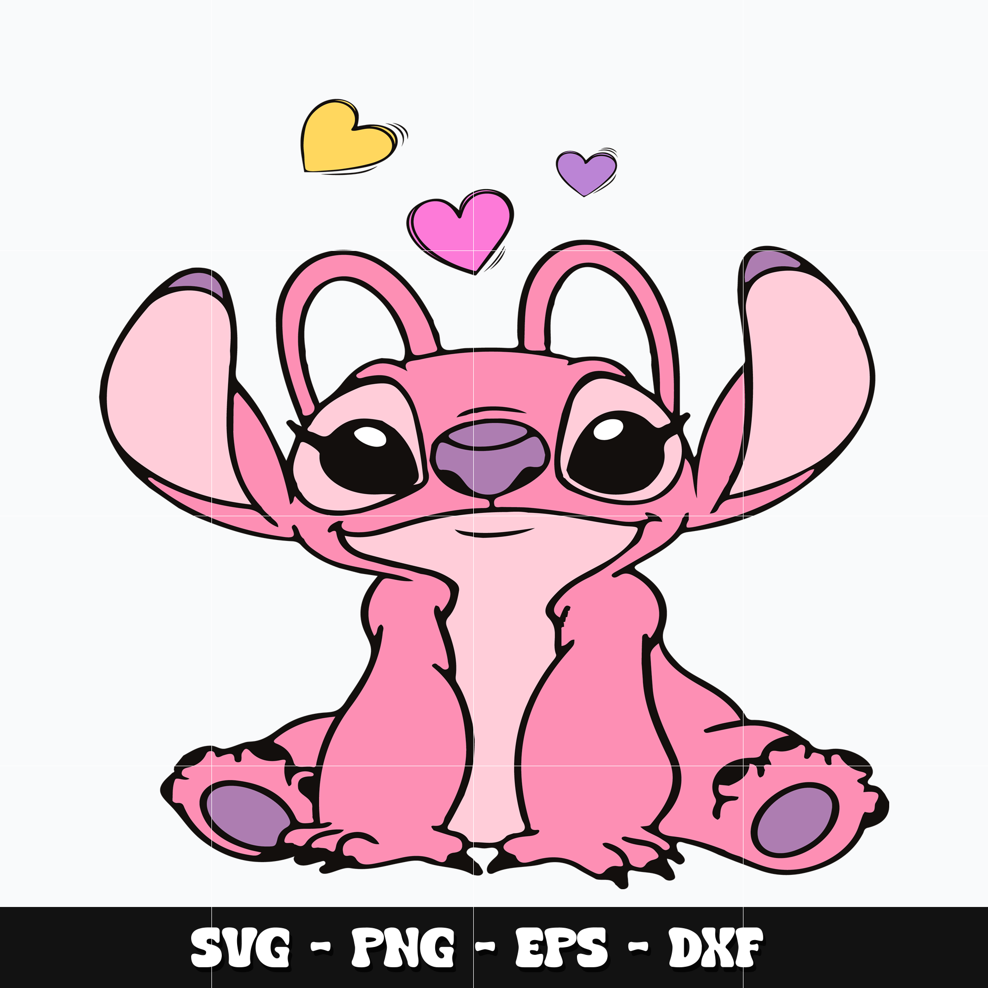 Pink stitch Svg, Stitch svg, Disney svg, Svg design, cartoon | Inspire ...