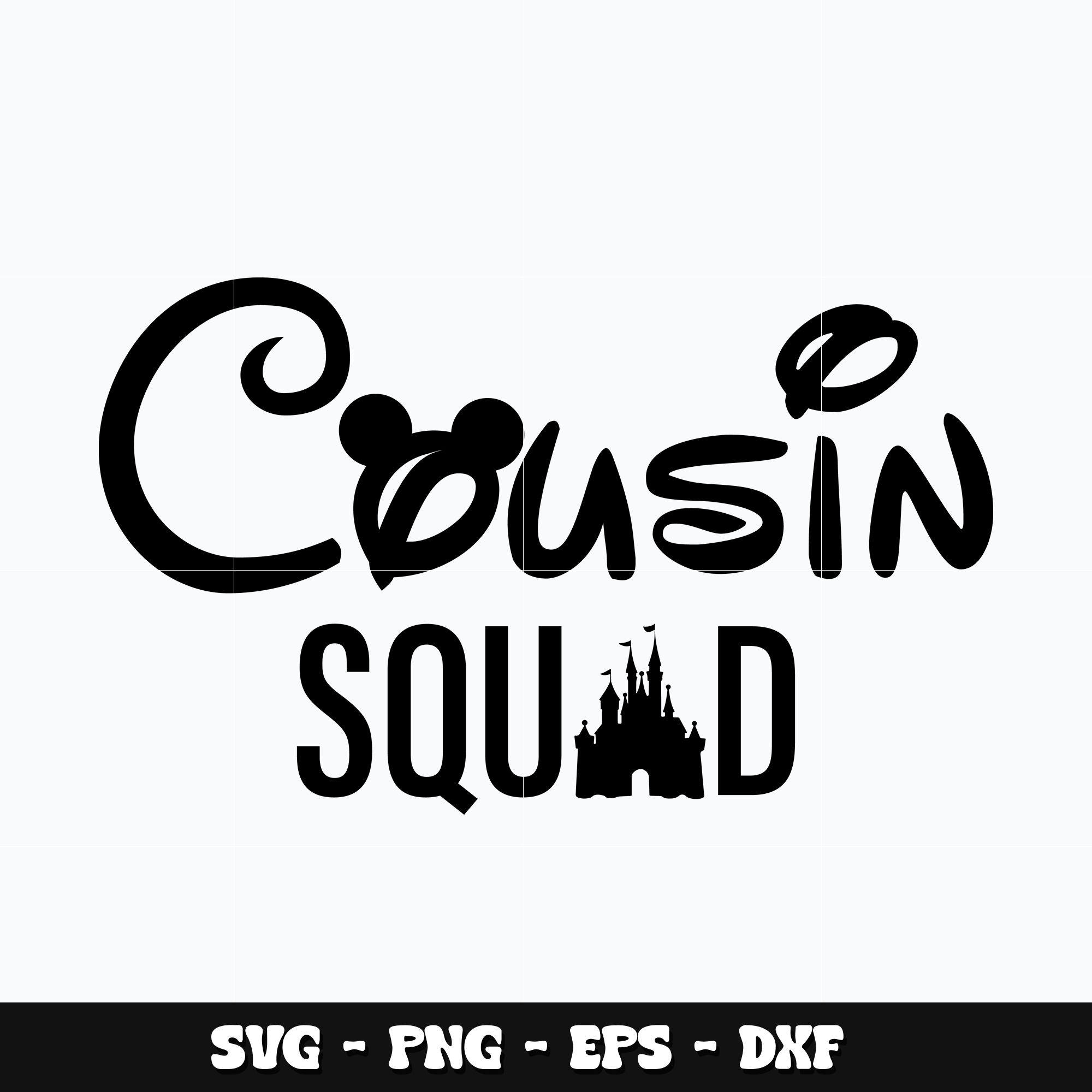 Mickey cousin squad Svg, Mickey svg, Disney svg, Svg design, | Inspire ...