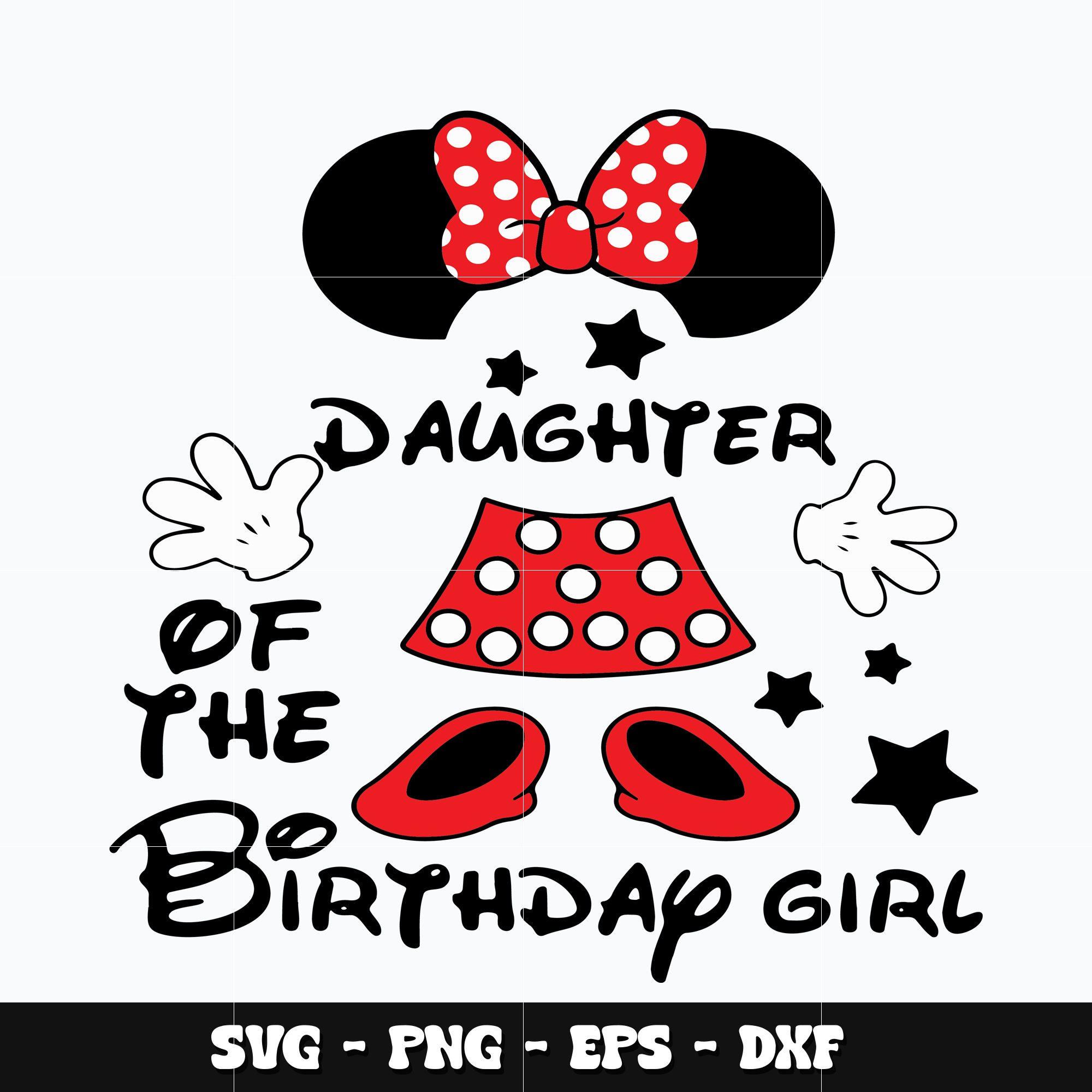 Mickey daughter birthday girl Svg, Mickey svg, Disney svg, S | Inspire ...