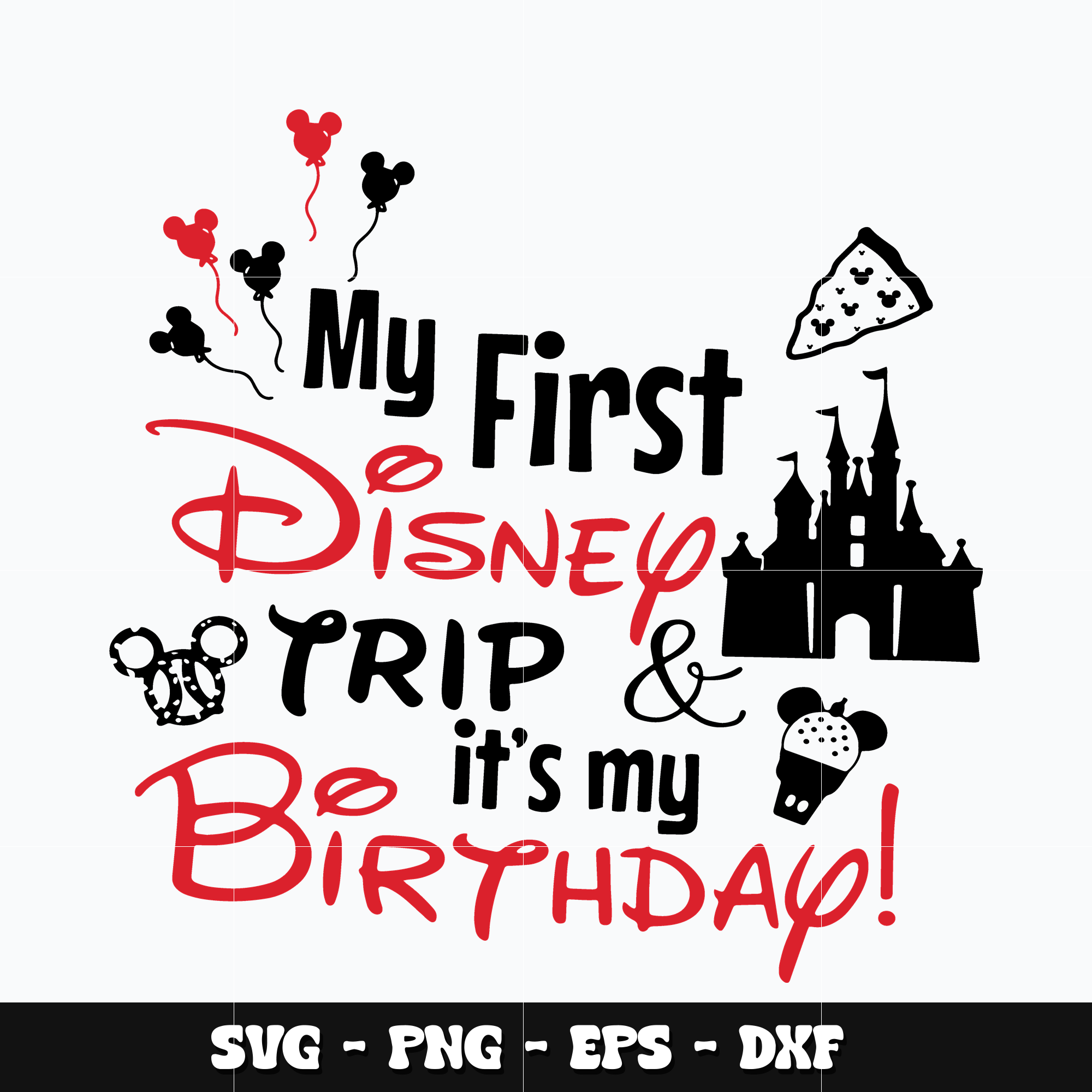 Mickey castle my first disney trip Svg, Mickey svg, Disney s | Inspire ...