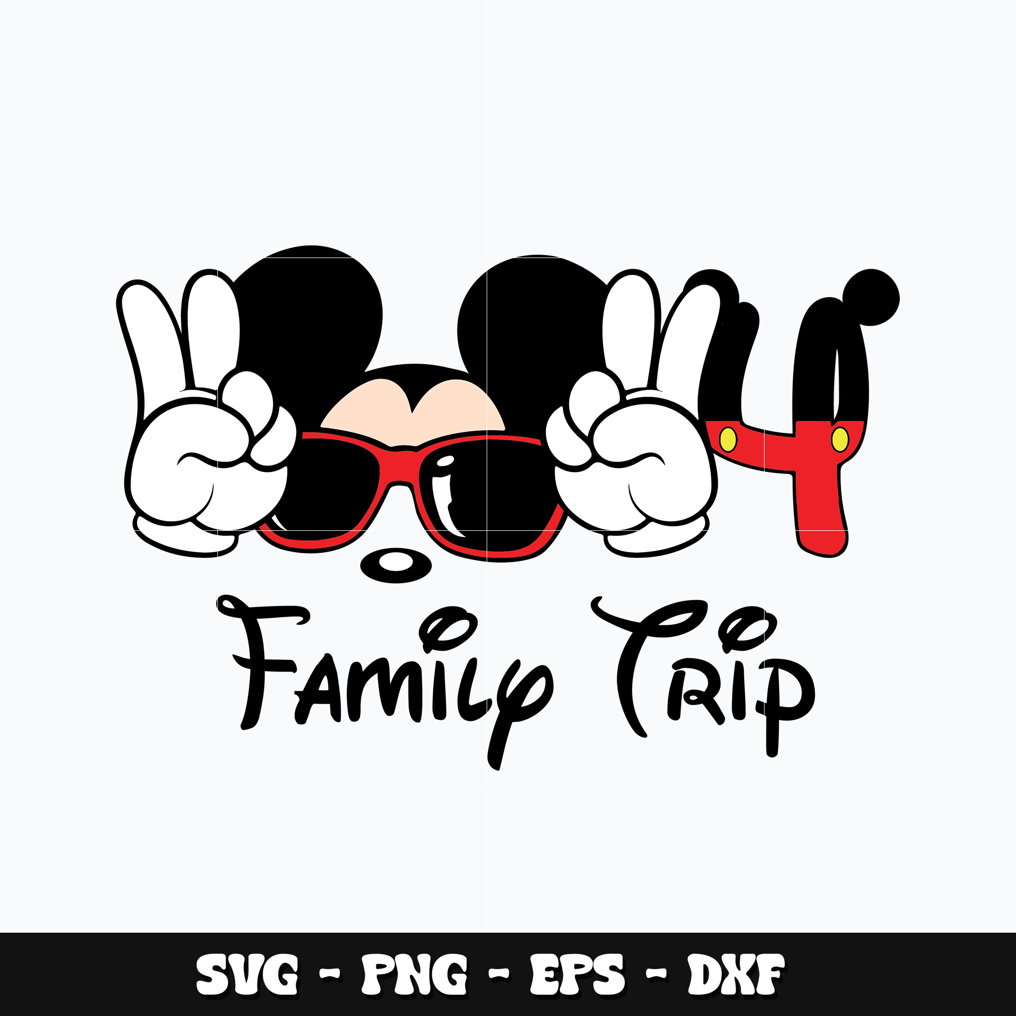 Mickey mouse family trip 2024 Svg, Mickey svg, Disney svg, S | Inspire ...