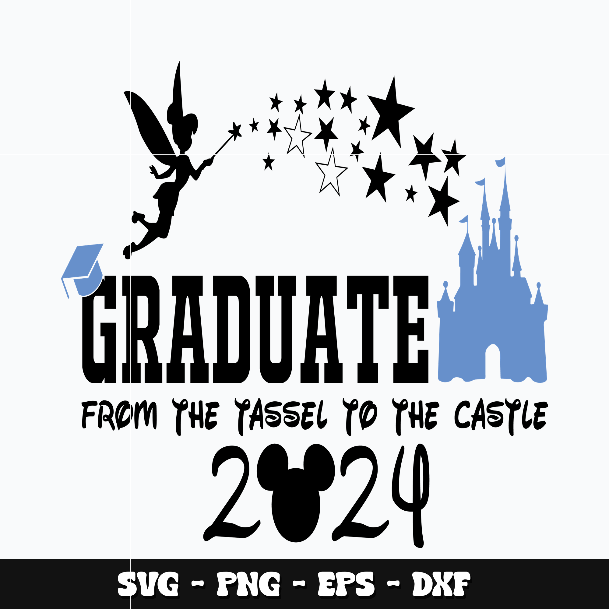 Mickey castle 2024 graduate Svg, Mickey svg, Disney svg, Svg - Inspire ...