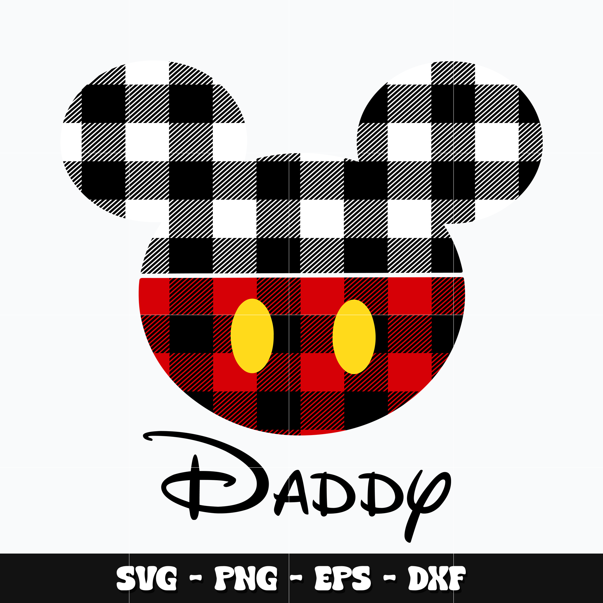 Mickey head daddy Svg, Mickey svg, Disney svg, Svg design, c - Inspire ...