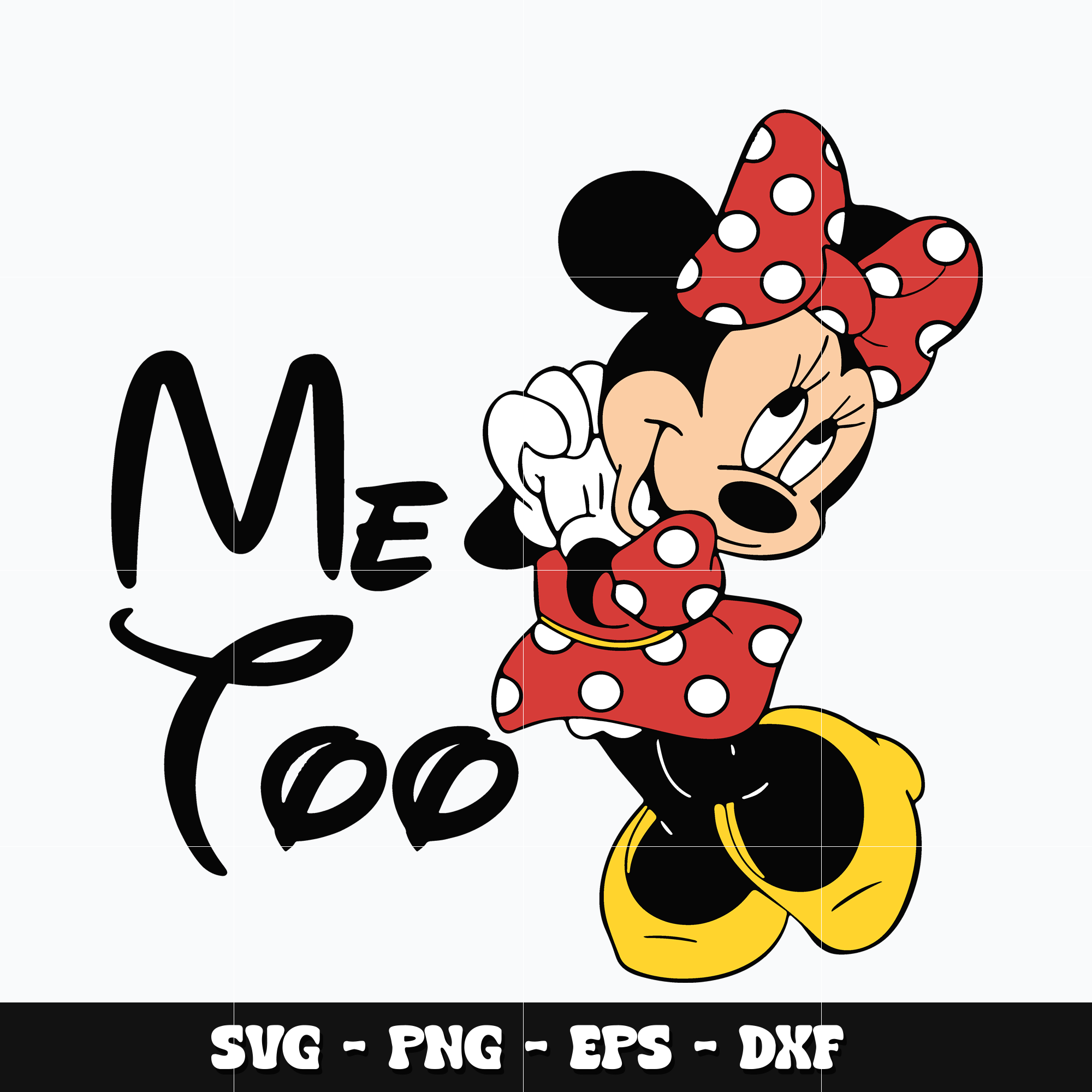Minnie me too Svg, Mickey svg, Disney svg, Svg design, carto | Inspire Uplift