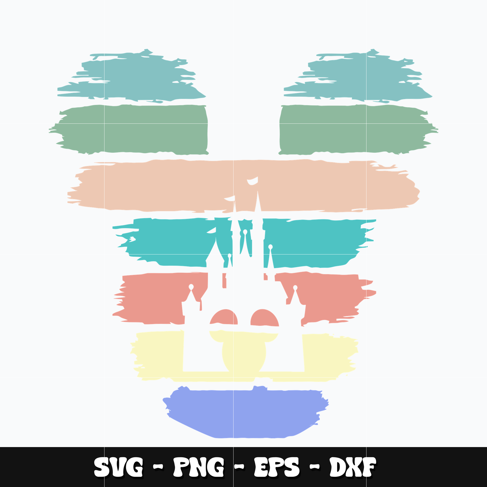 Mickey head castle Svg, Mickey svg, Disney svg, Svg design, | Inspire ...