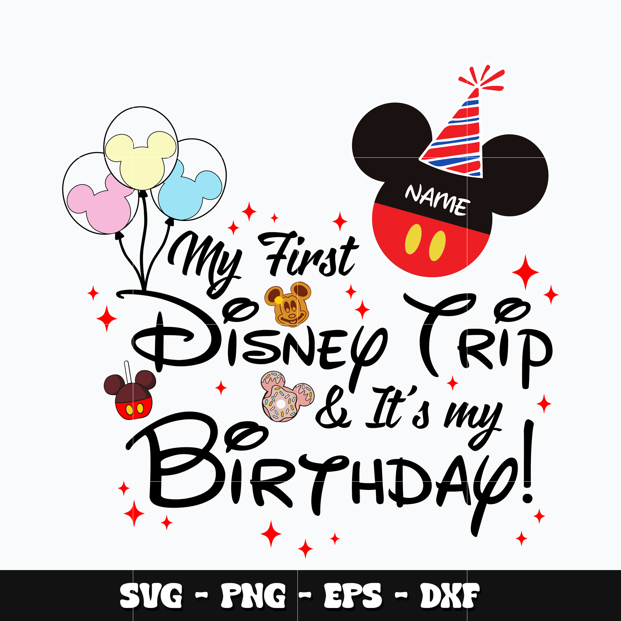 Mickey its my birthday Svg, Mickey svg, Disney svg, birthday | Inspire ...