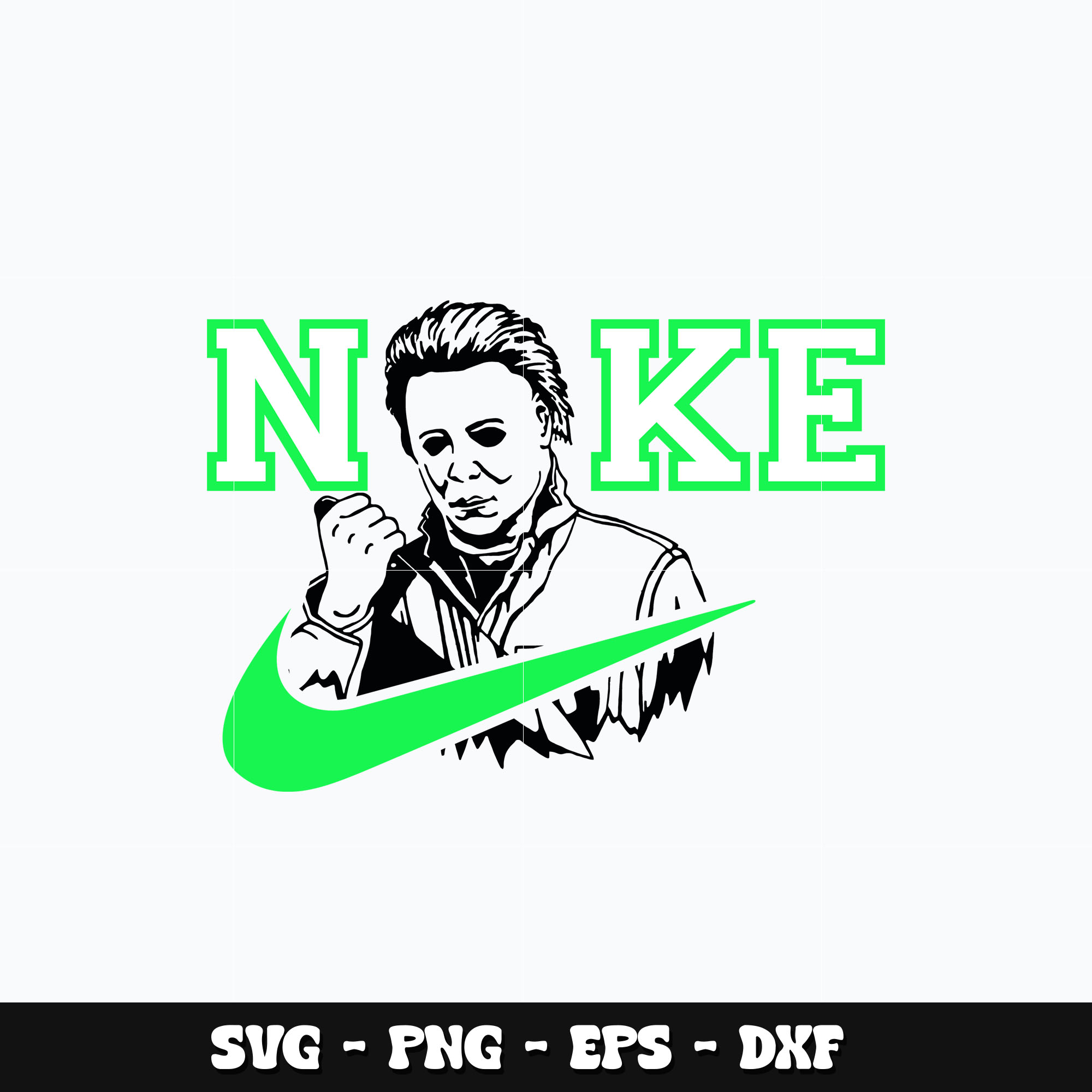Nike Michael Myers logo Svg, Horror svg, Nike logo svg, Svg | Inspire ...