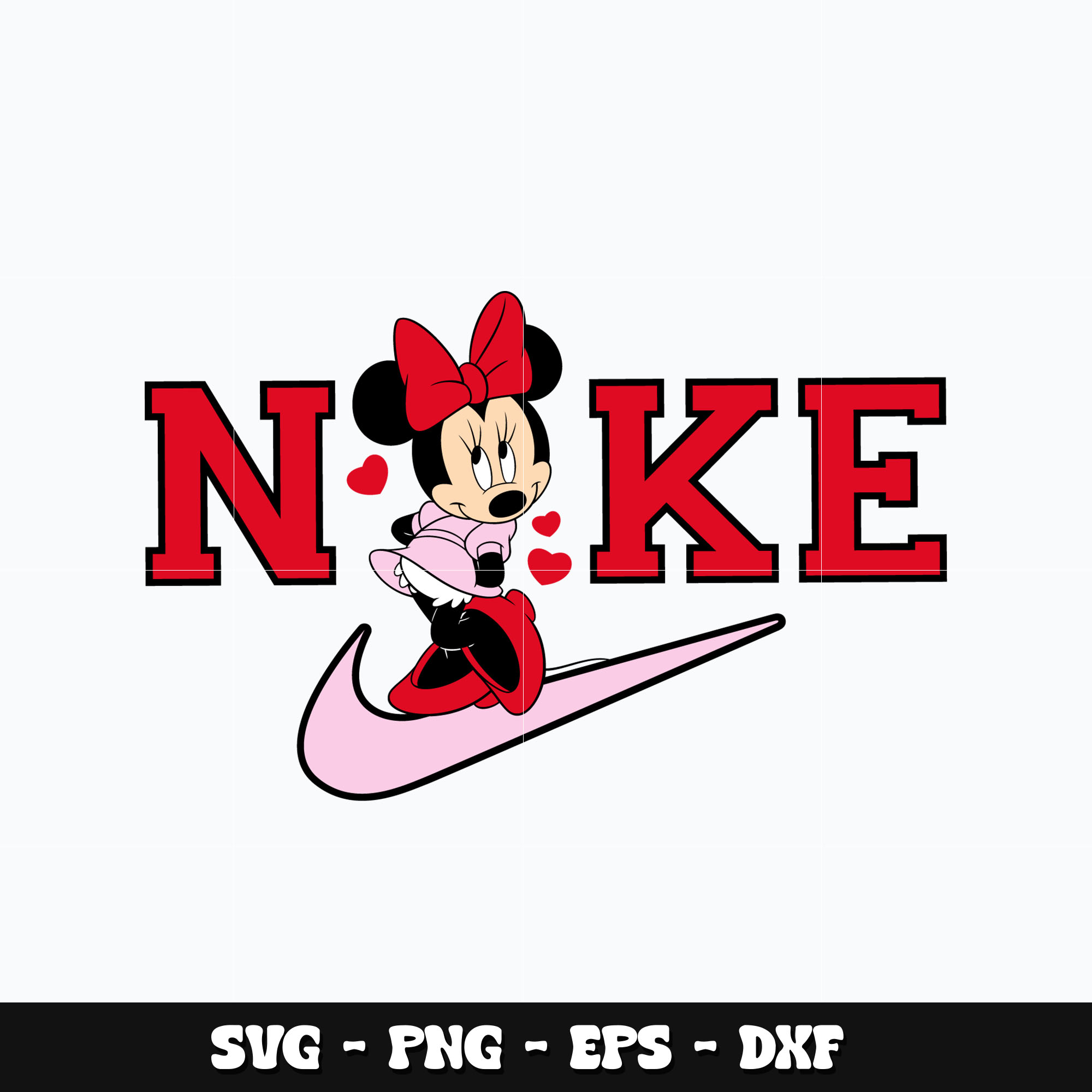 Nike Minnie mouse Svg, Mickey svg, Nike logo svg, Svg design - Inspire ...
