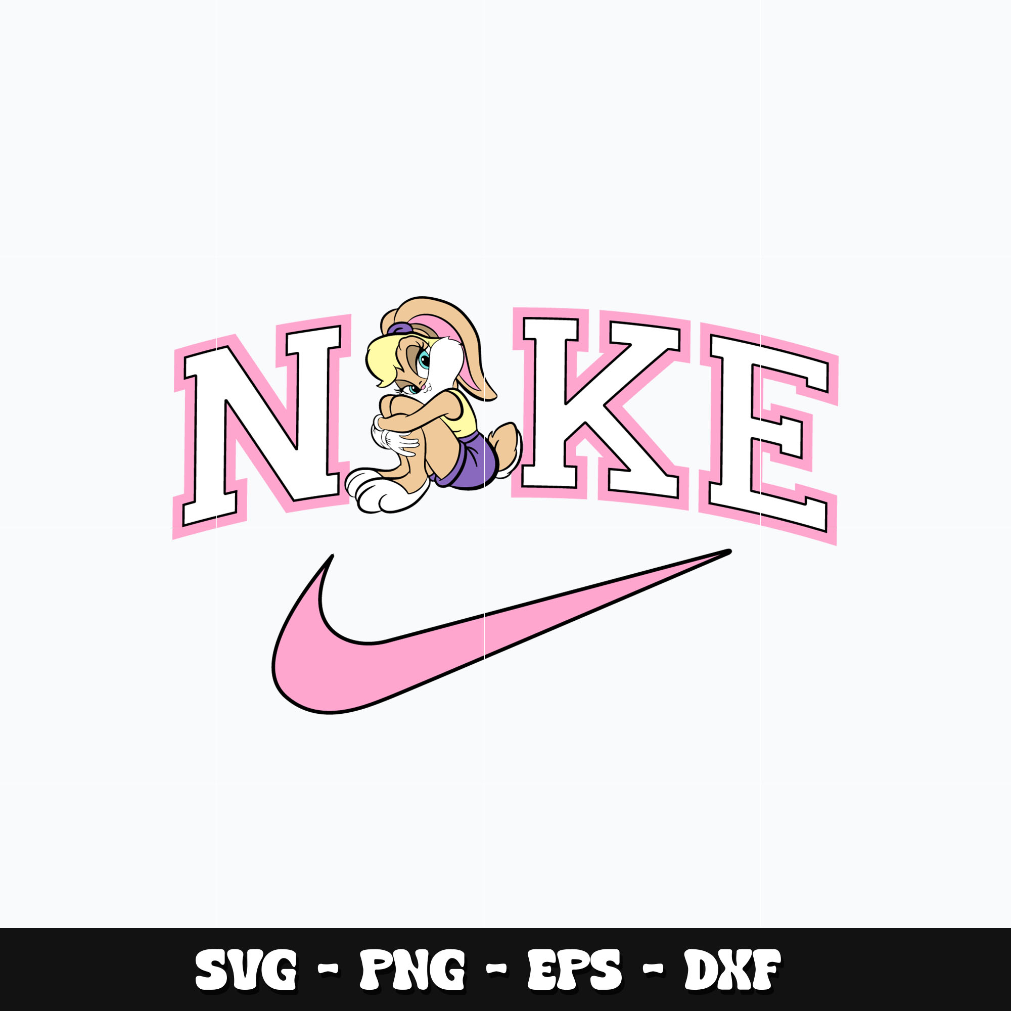 Lola Bunny Nike Svg, Lola Bunny svg, Nike logo svg, Svg desi | Inspire ...