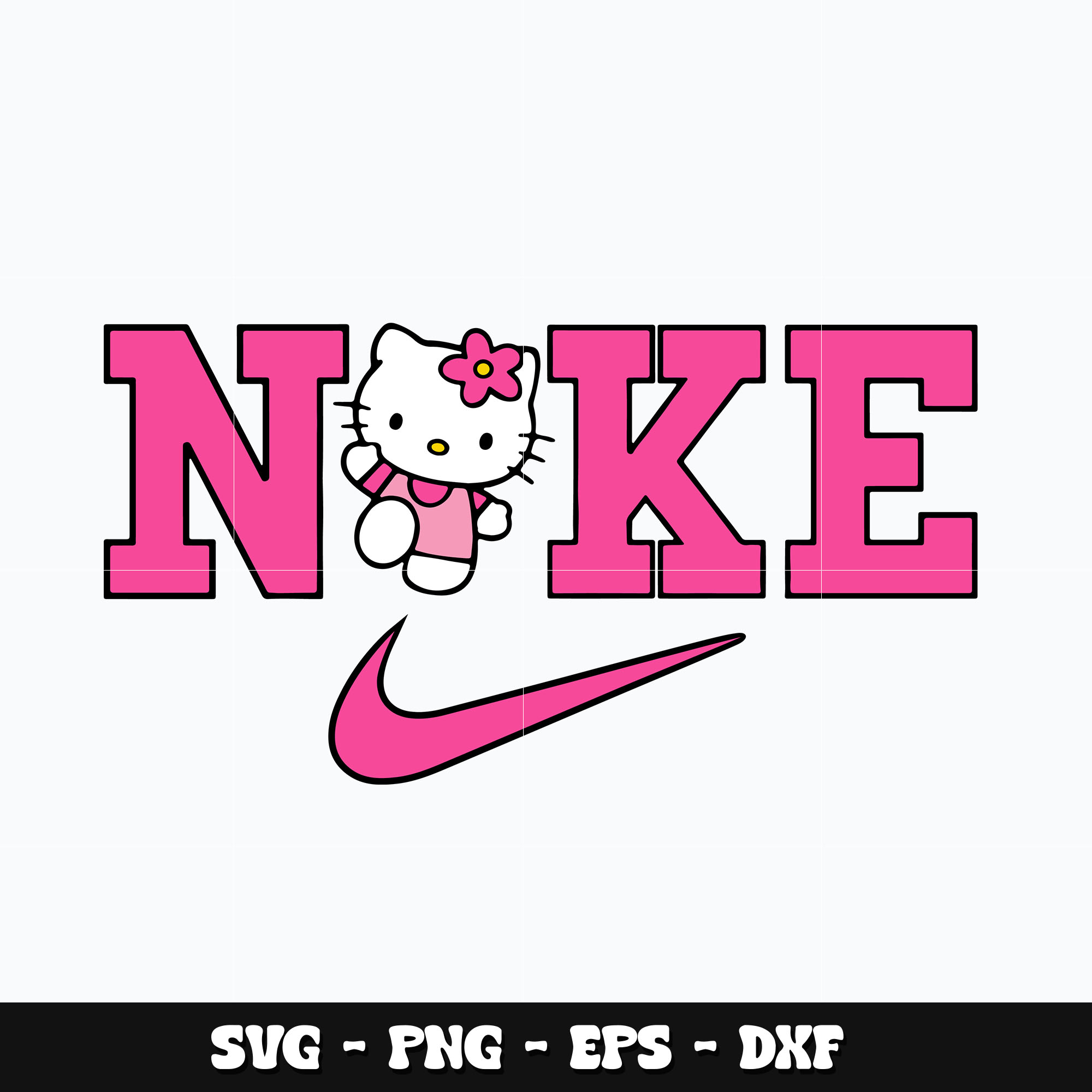 Nike x Hello Kitty Svg, Hello Kitty svg, Nike logo svg, Svg | Inspire ...