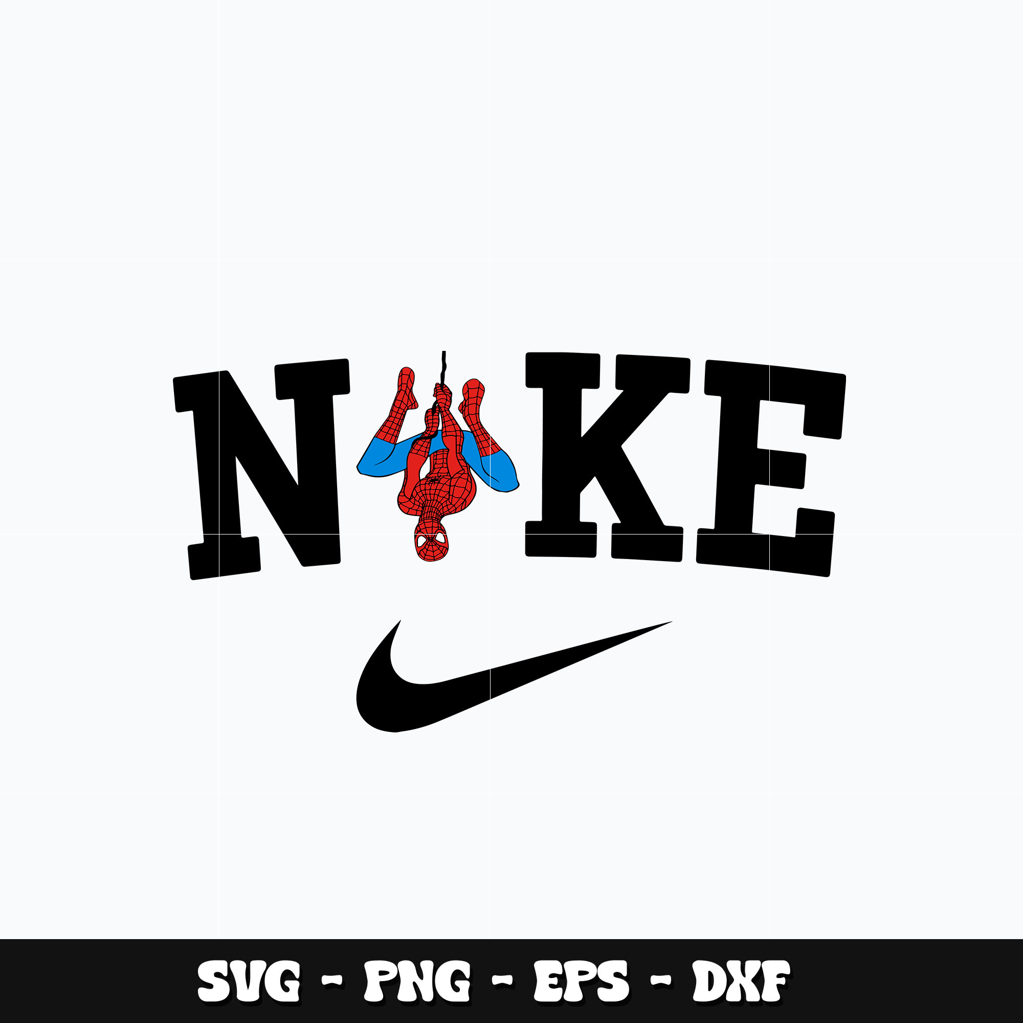 Nike x Spiderman Svg, Spiderman svg, Nike logo svg, Svg desi - Inspire ...