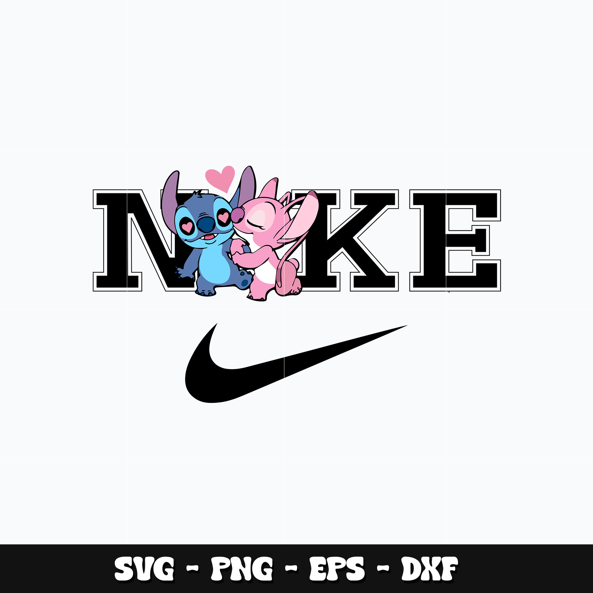 Nike Stitch love Svg, Stitch svg, Nike logo svg, Svg design, | Inspire ...