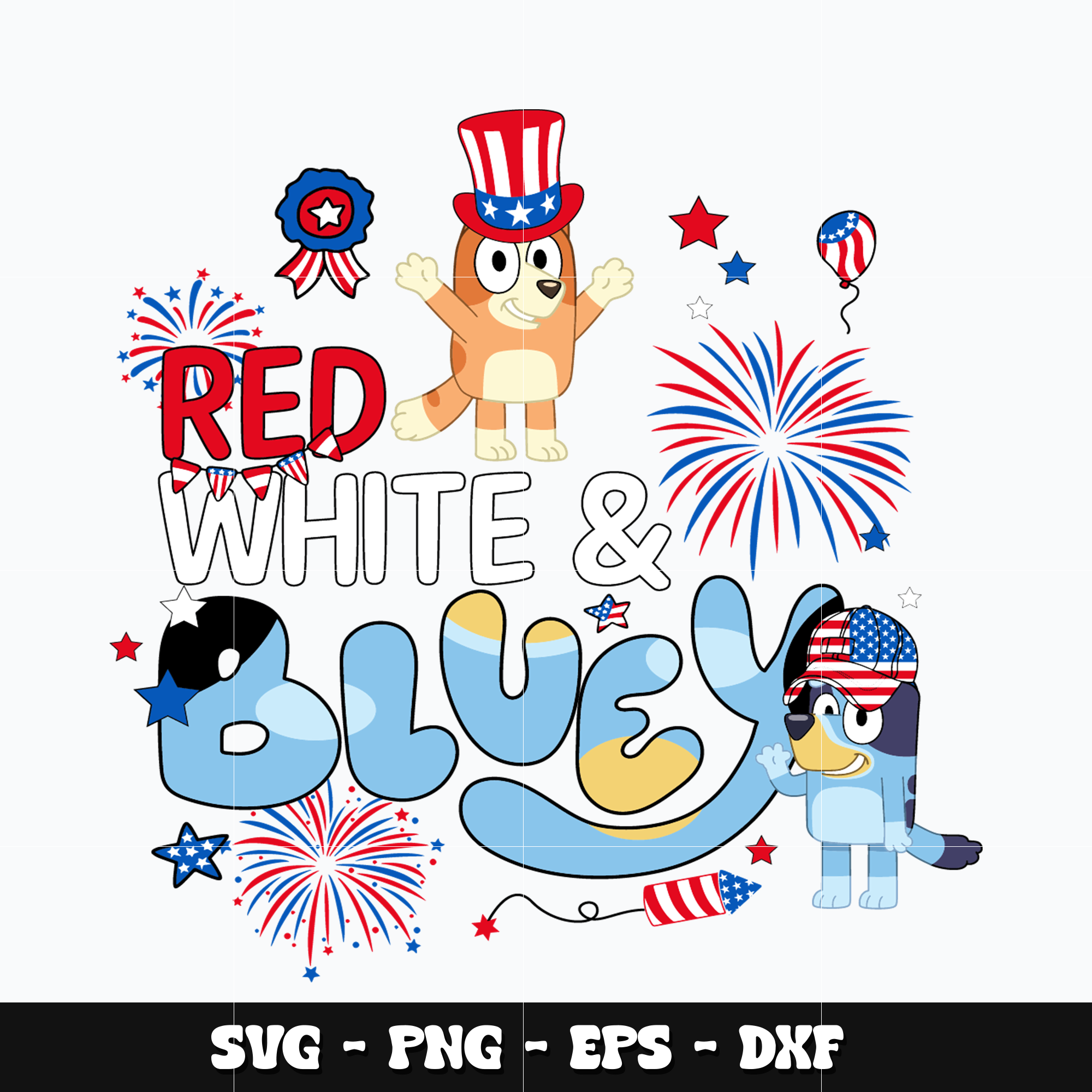 Red white bluey Svg, Bluey svg, Bluey cartoon svg, Svg desig | Inspire ...