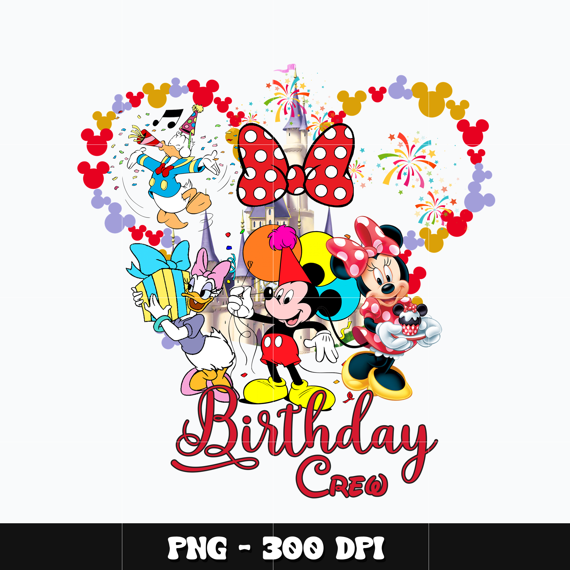 Minnie mouse birthday crew Png, Mickey Png, Disney Png, Digi | Inspire ...