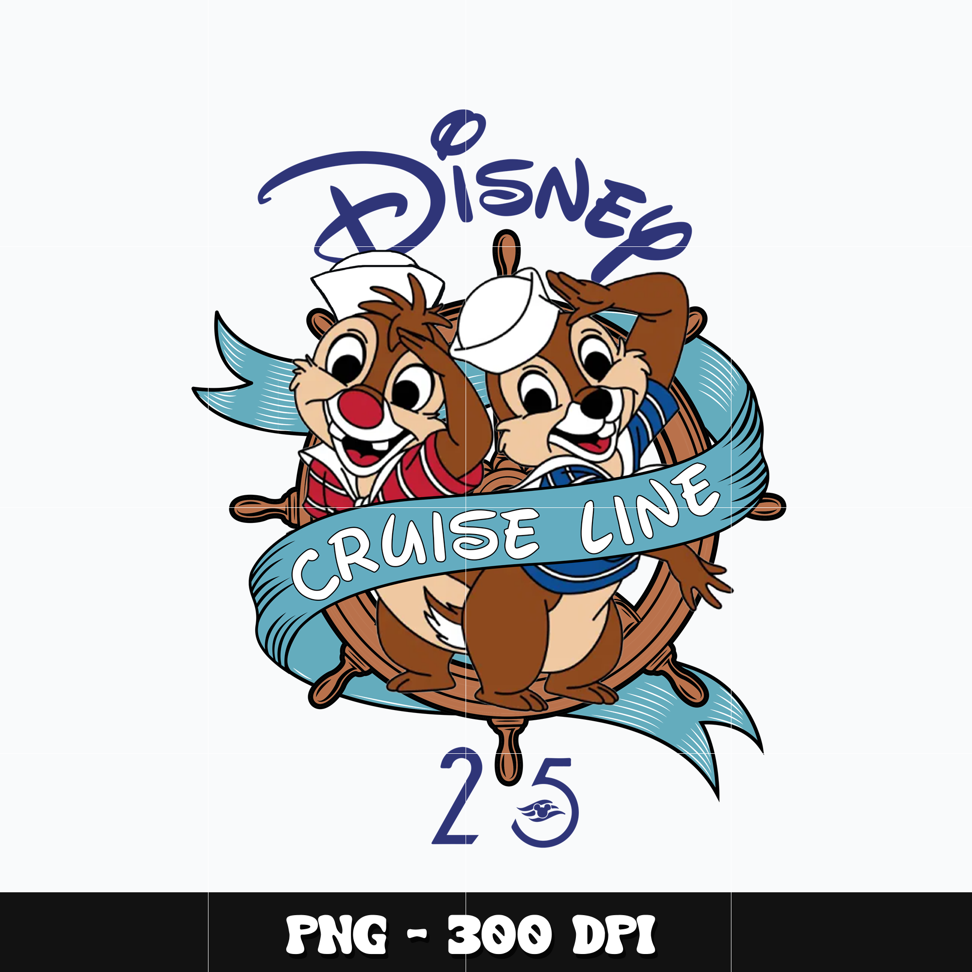 Disney cruise line Png, Chip Dale Png, Disney Png, Digital f | Inspire ...