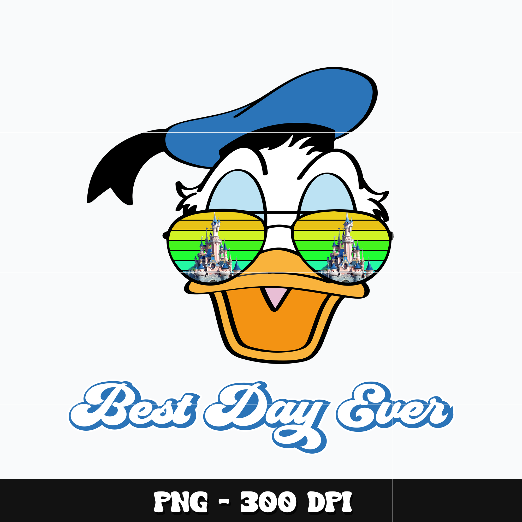 Donald duck best day ever Png, Mickey Png, Disney Png, Digit | Inspire ...