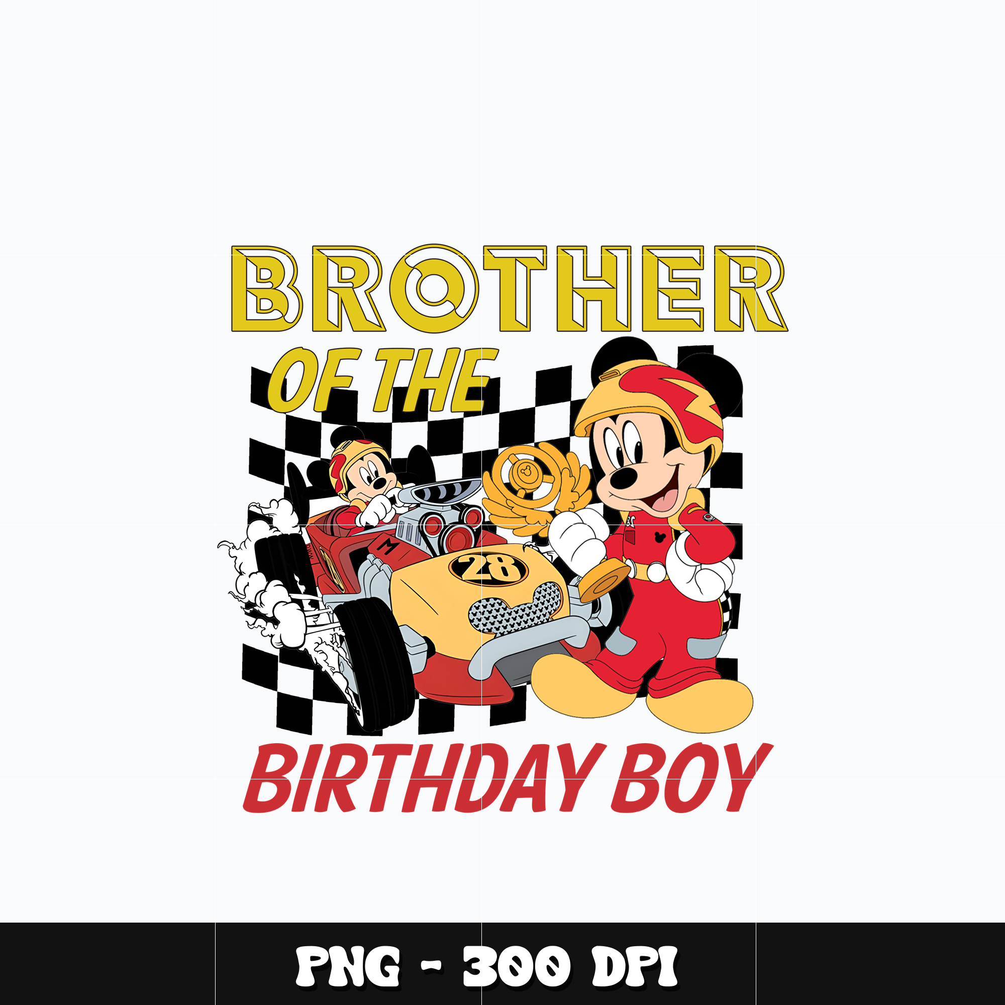 Mickey brother birthday boy Png, Mickey Png, Birthday Png, D - Inspire ...