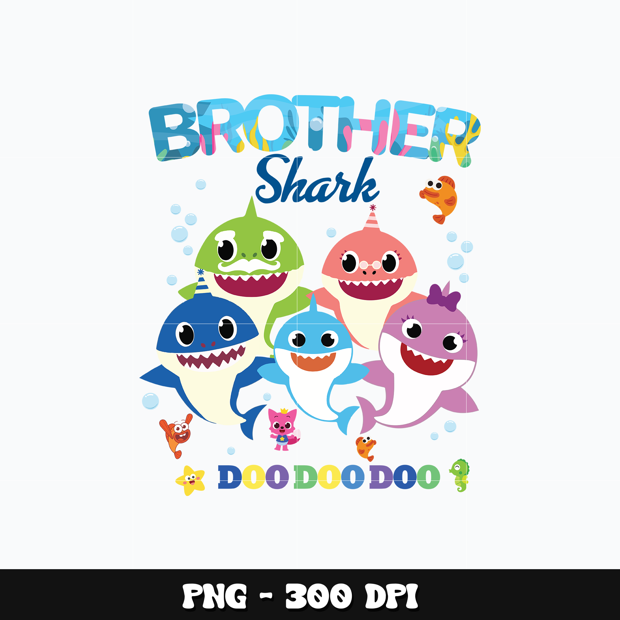 Birthday brother shark dododo Png, Birthday Png, Baby Shark | Inspire ...