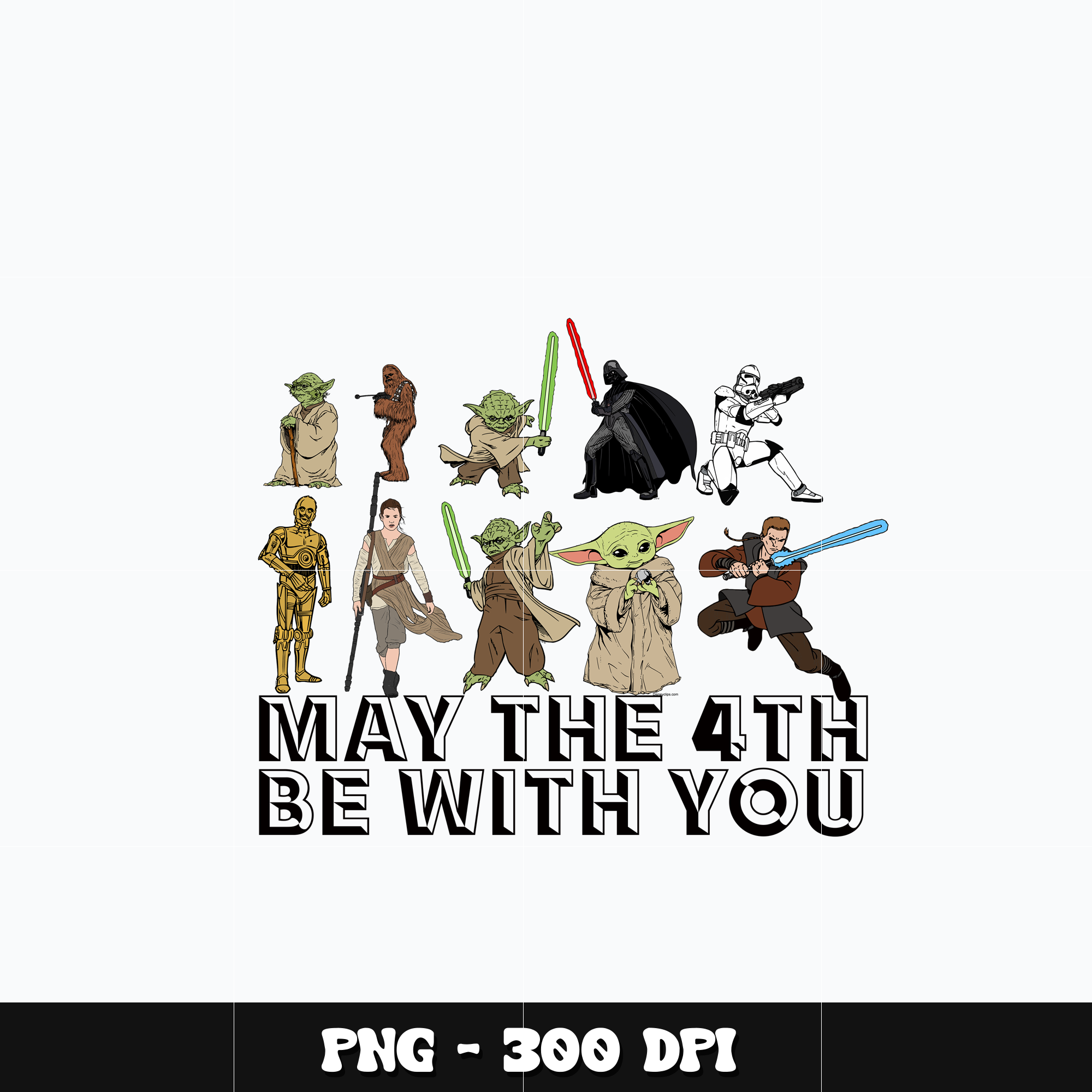 Star wars may the 4th Png, Star wars Png, Digital file png, | Inspire ...