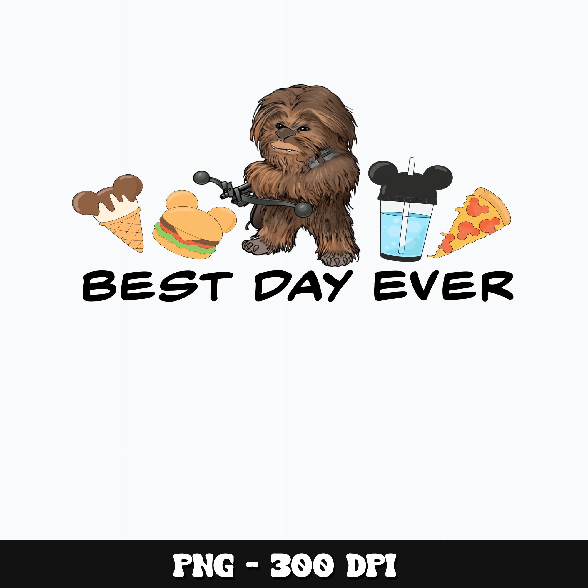Star wars Chewbacca best day ever Png, Star wars Png, Digita | Inspire ...