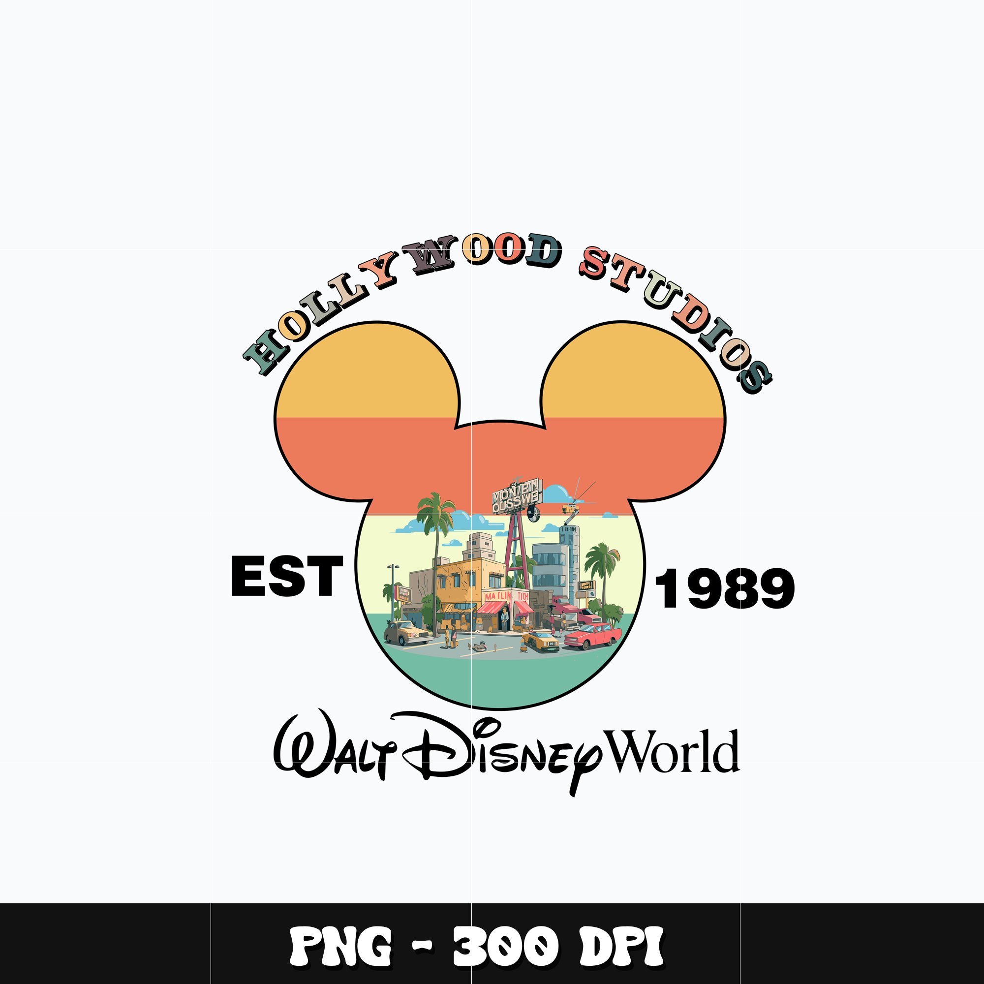 Mickey mouse hollywood studios Png, Mickey Png, Digital file - Inspire ...