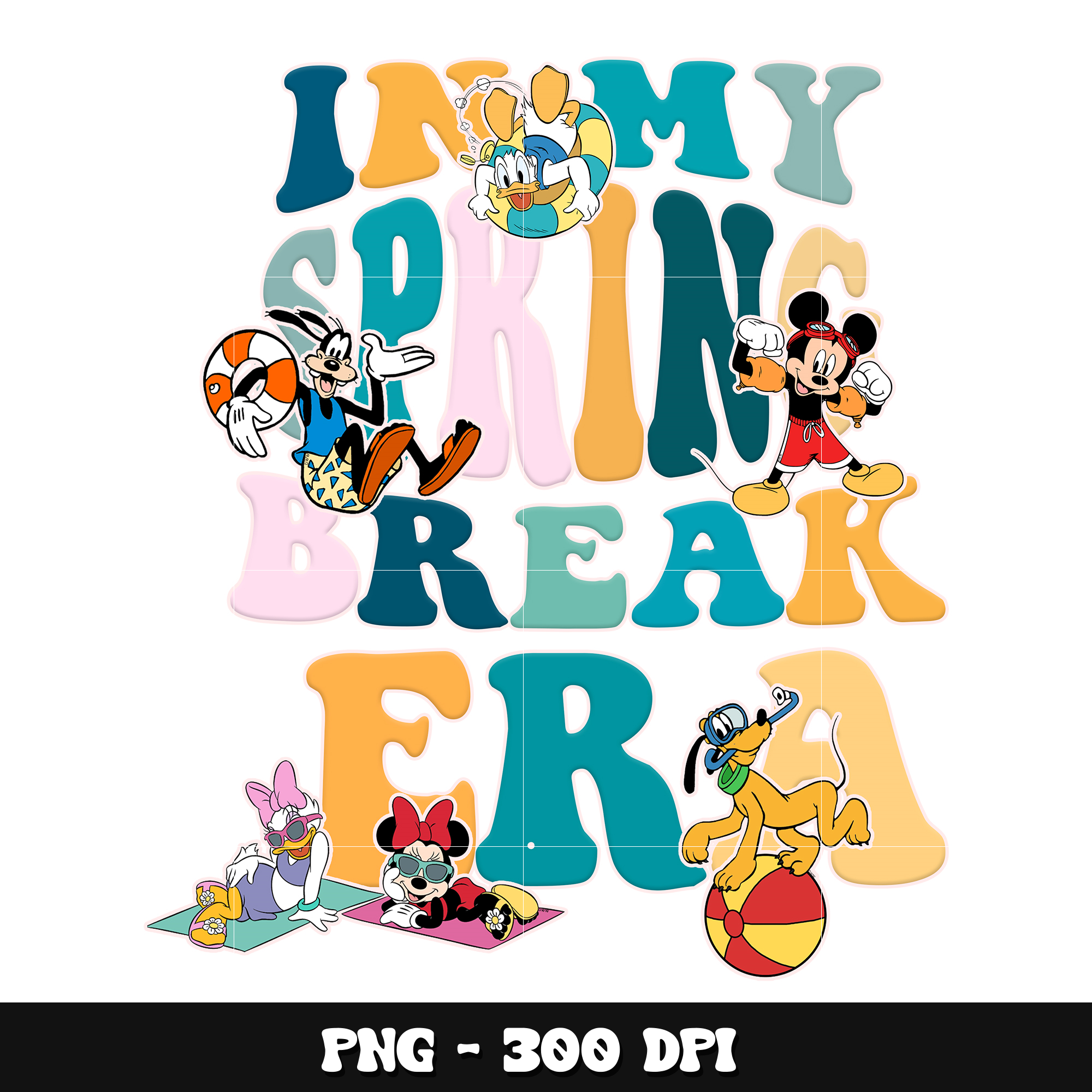 Mickey in my spring break era png | Inspire Uplift