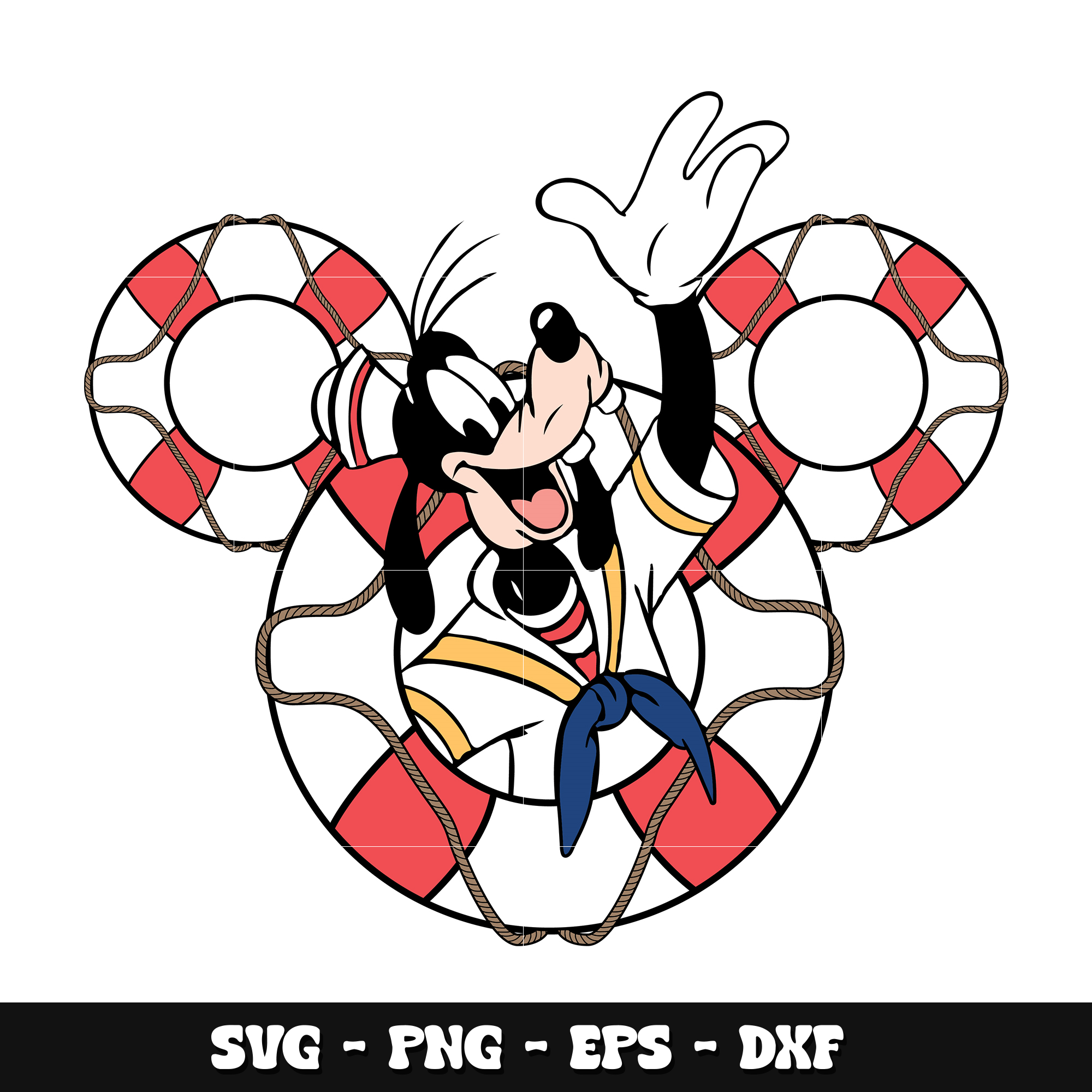 Goofy dog disney cruise svg | Inspire Uplift