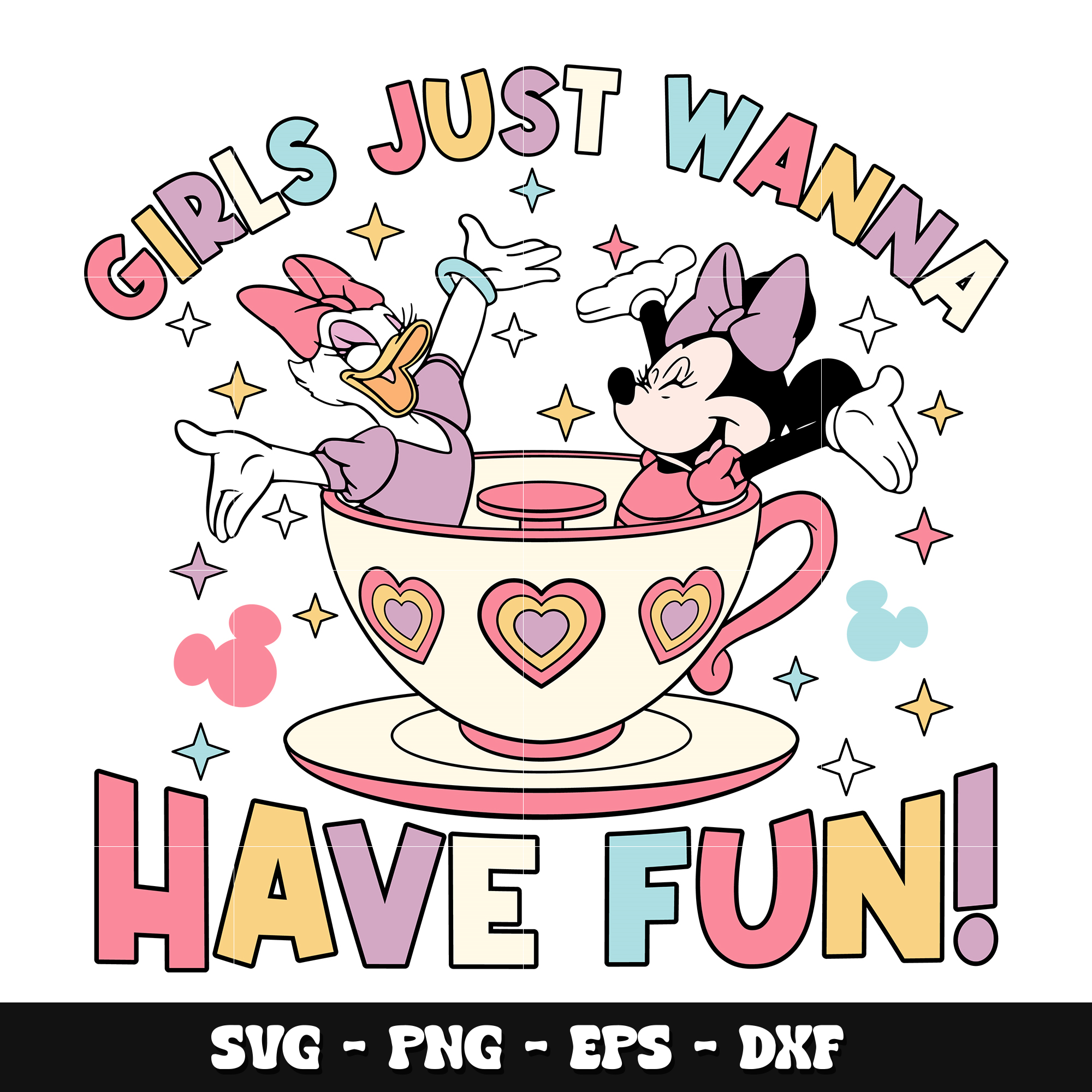 Girls Just Wanna Have Fun Svg | Inspire Uplift