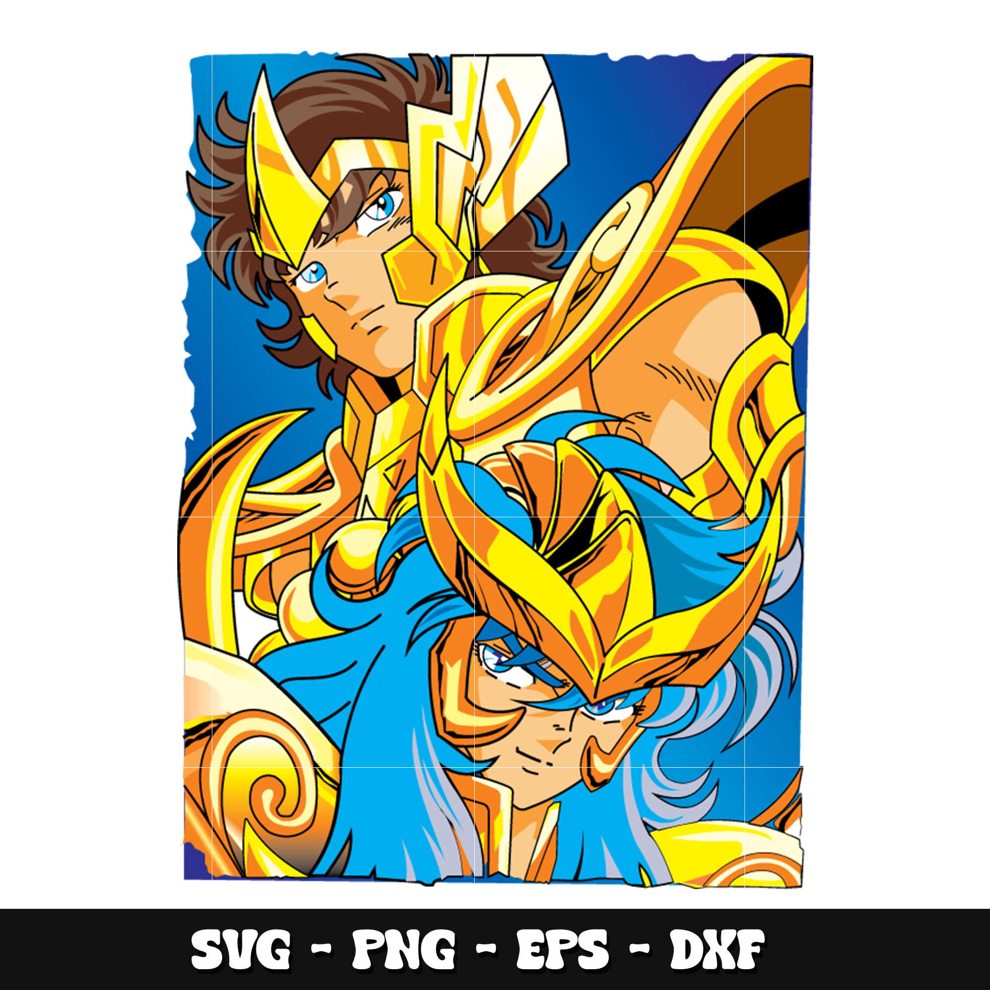 Aiolos and Milo design svg, Saint Seiya svg | Inspire Uplift