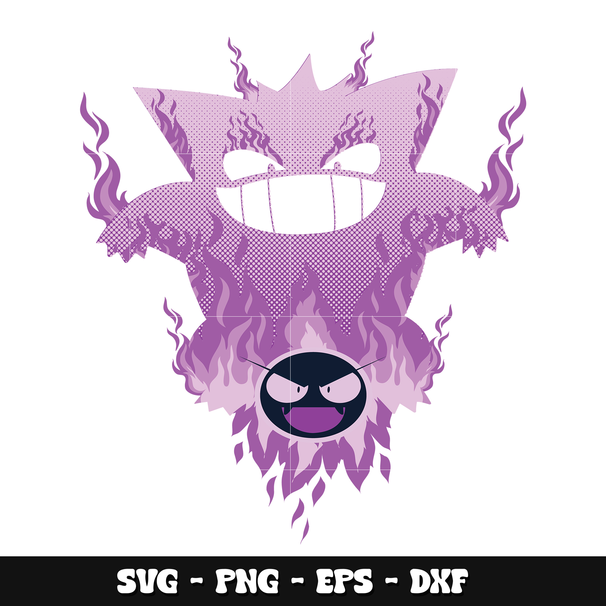 Gengar design svg, Pokemon anime svg | Inspire Uplift